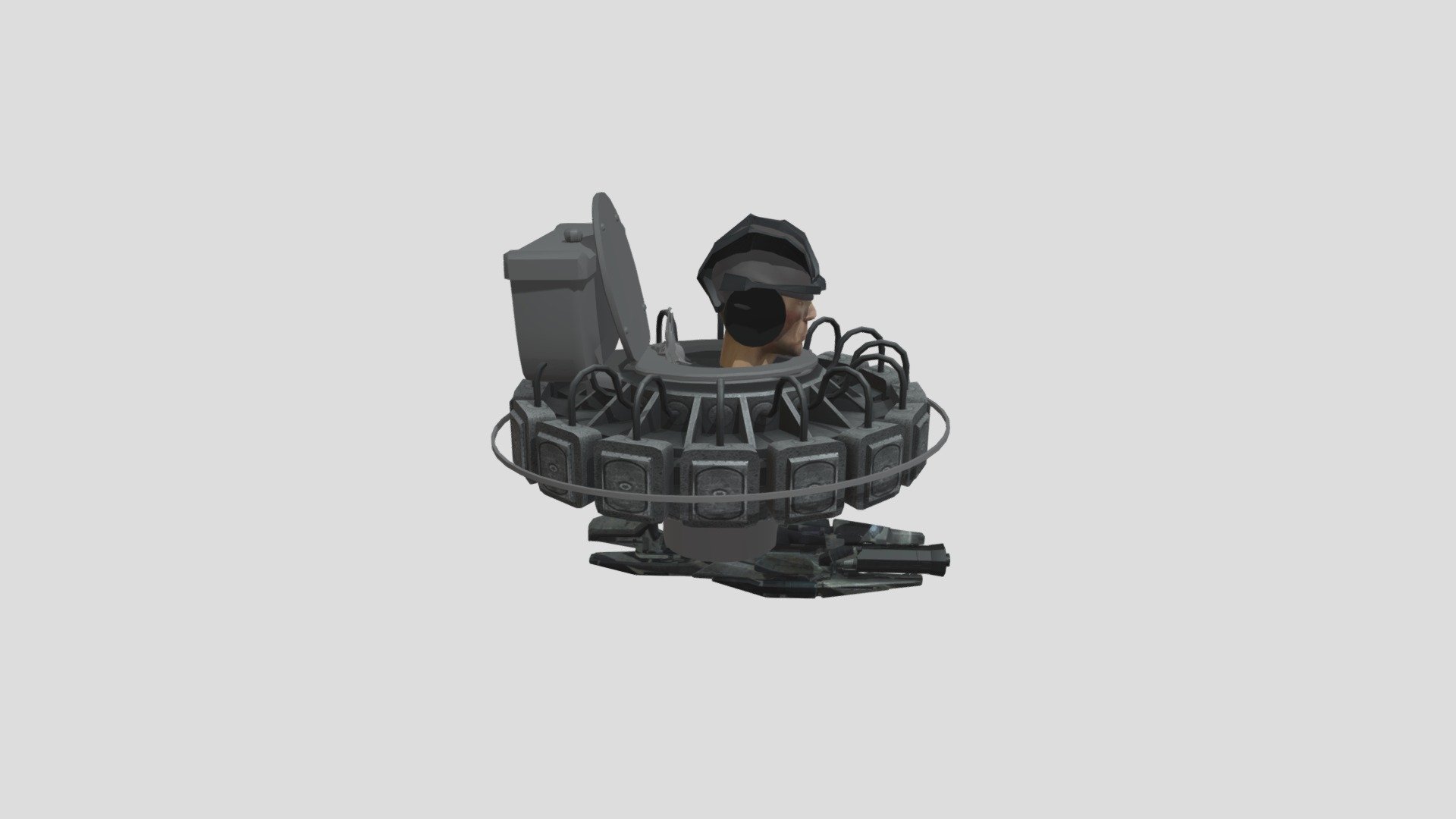 Upgraded ufo toilet - 3D model by Pakekua [87ef166] - Sketchfab