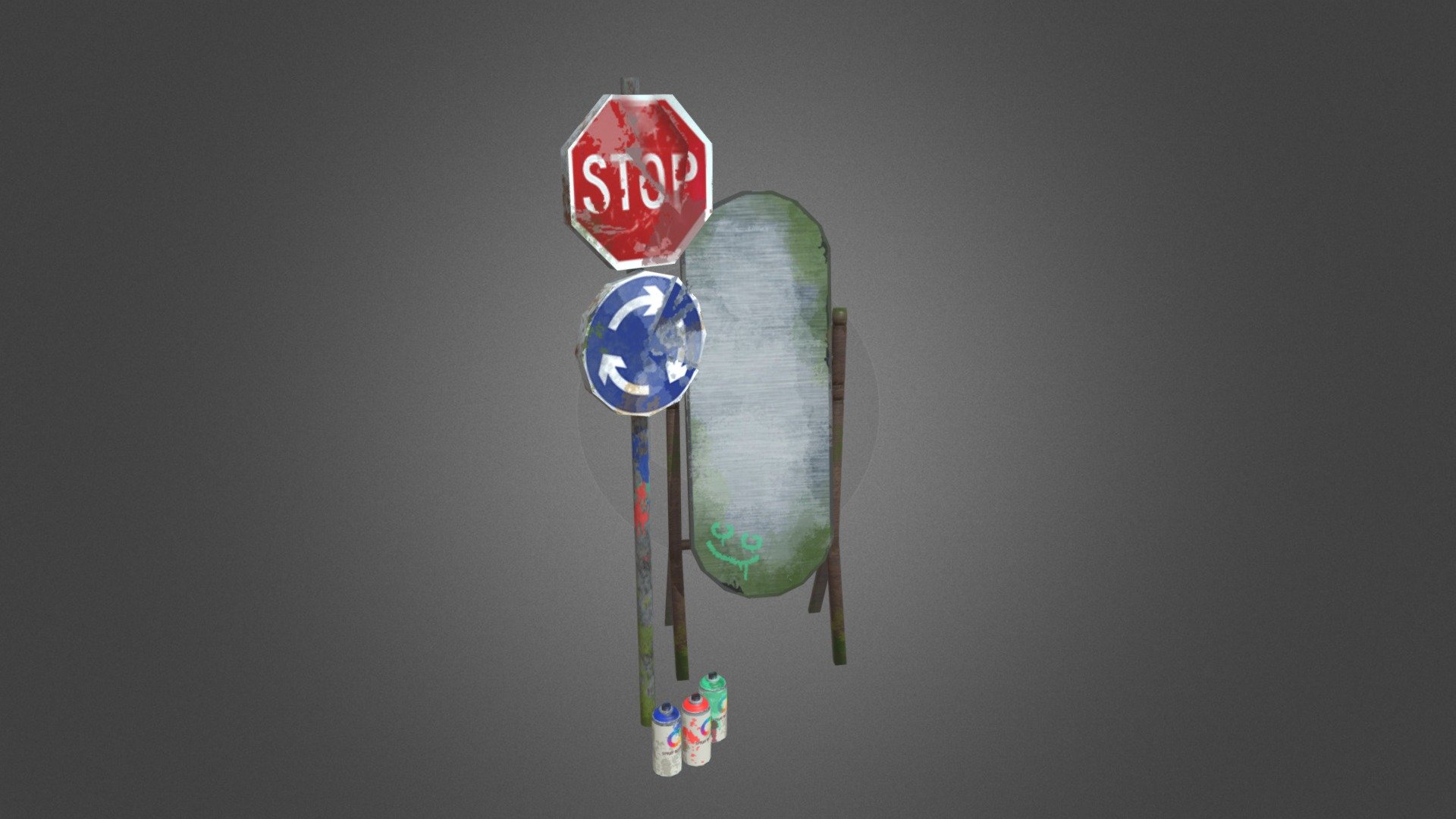 forest loner - 3 simple props - Download Free 3D model by JolienSanders ...