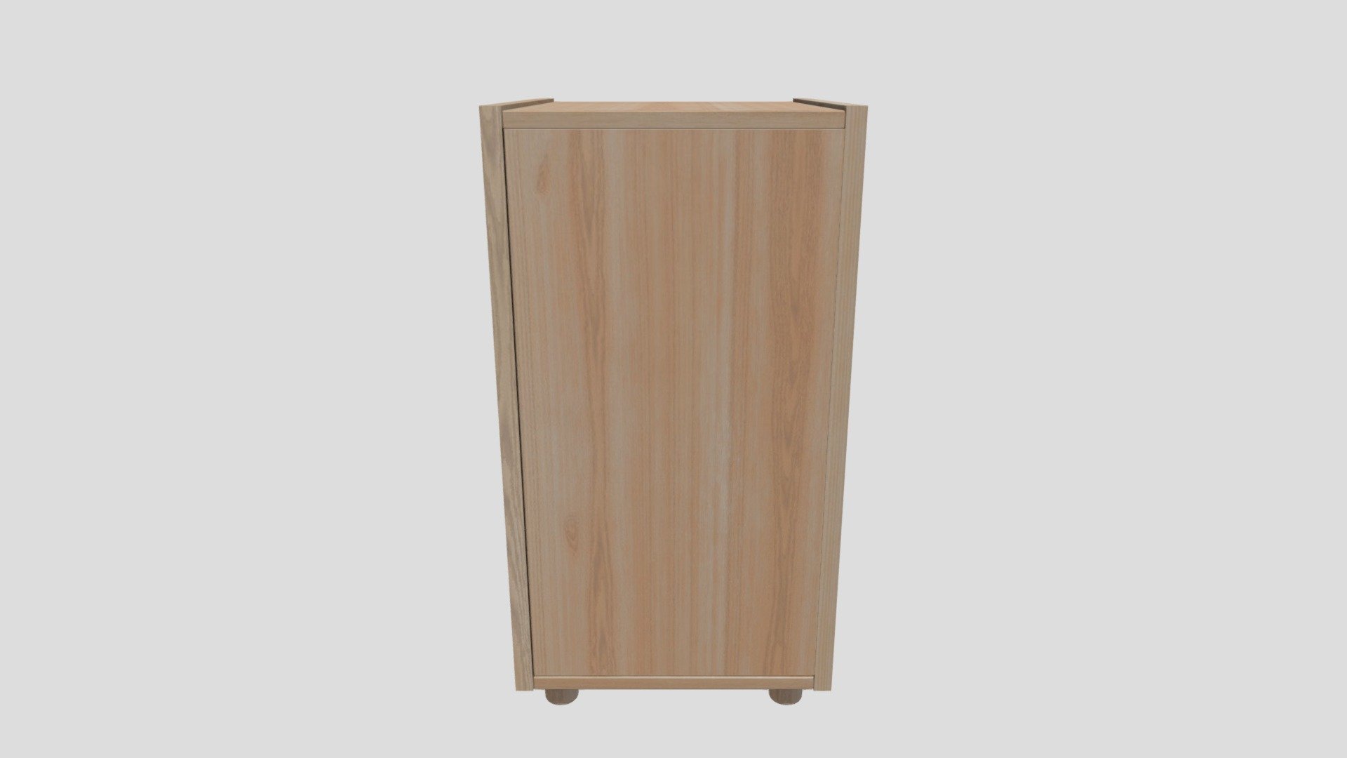 Loft Bedside Table TC1 Oak - Buy Royalty Free 3D model by ...