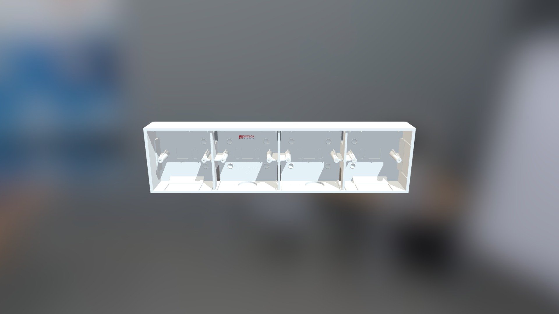 4 Way Sunk Box 35mm - Download Free 3D model by 360 product view ...