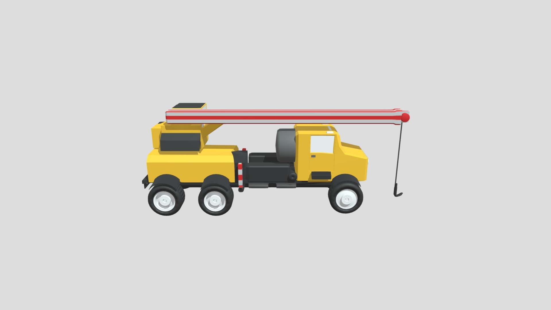 Truck Crane - Download Free 3D model by Masina_120 [87f3465] - Sketchfab
