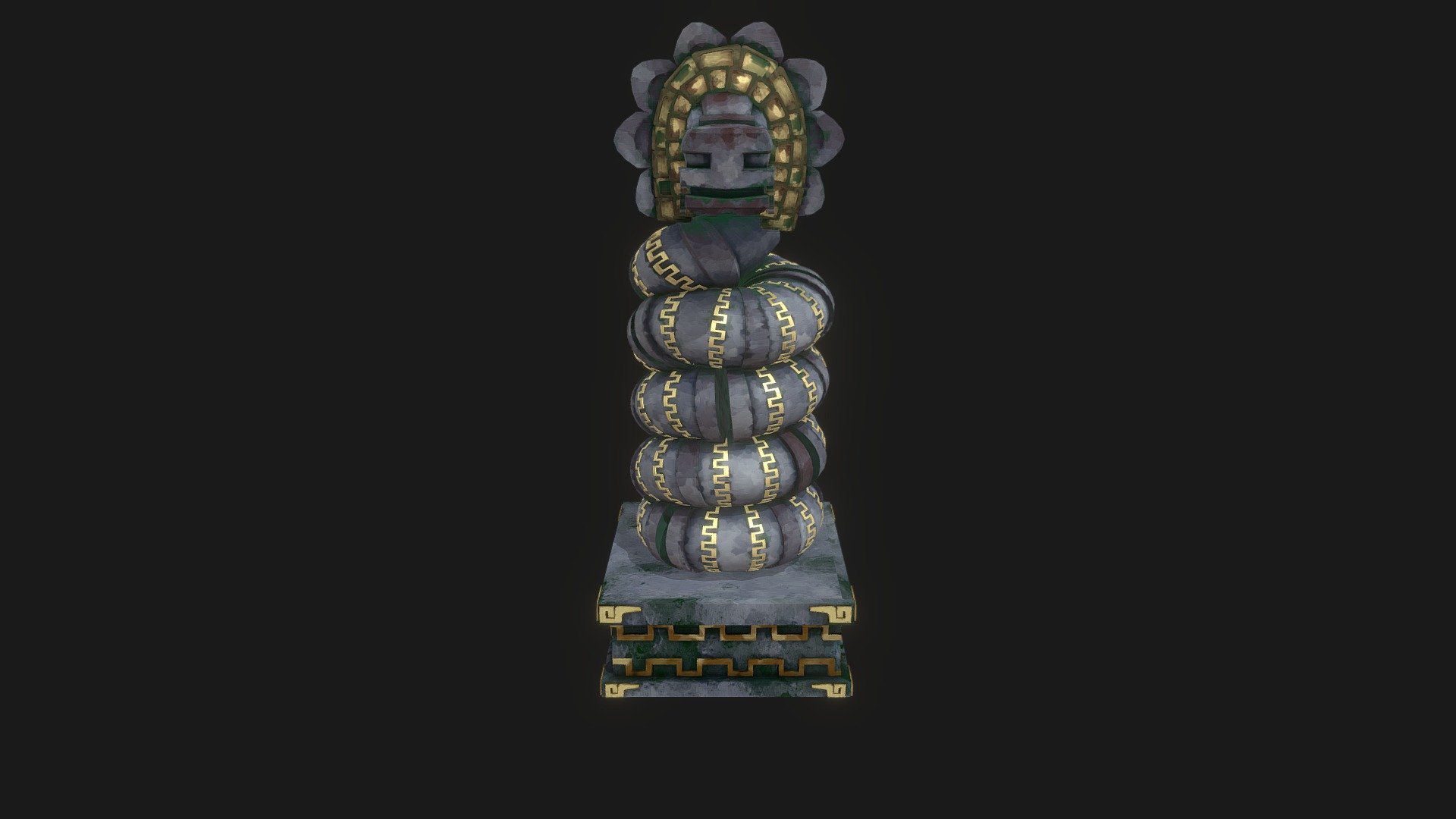 Kukulkan Statue - 3D model by k_dabrowsky [87f3fb3] - Sketchfab