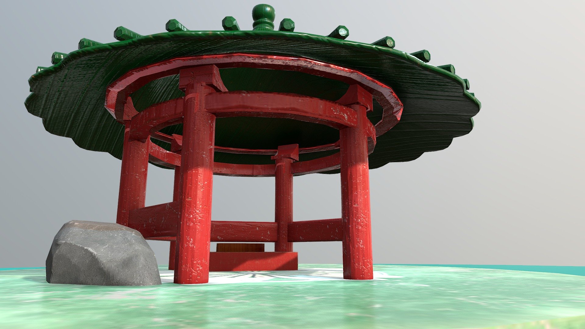 Chinese Pavilion Memoriam - Download Free 3D model by TenatiousV ...