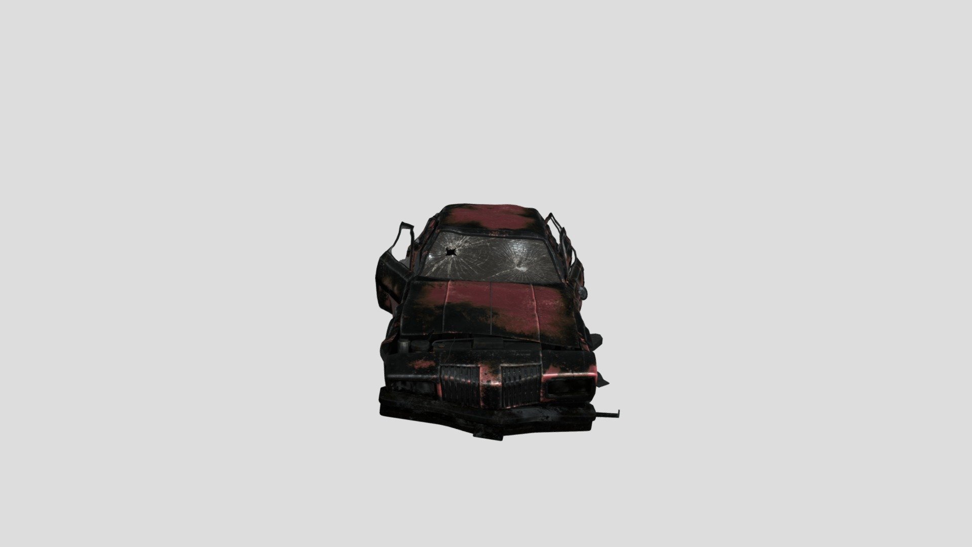 Wrecked Car 01. Untitled project. - Download Free 3D model by E ...