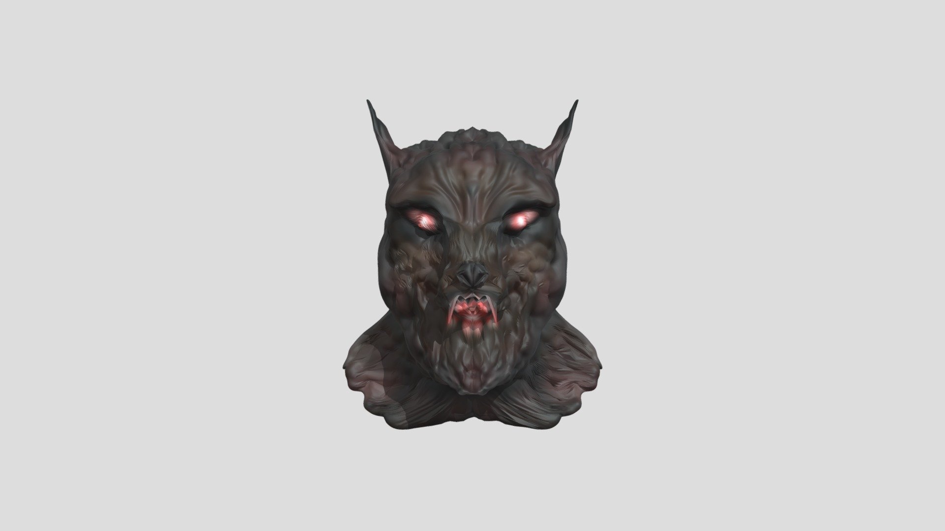 Werewolf head - 3D model by n0limit6 [87f81cf] - Sketchfab