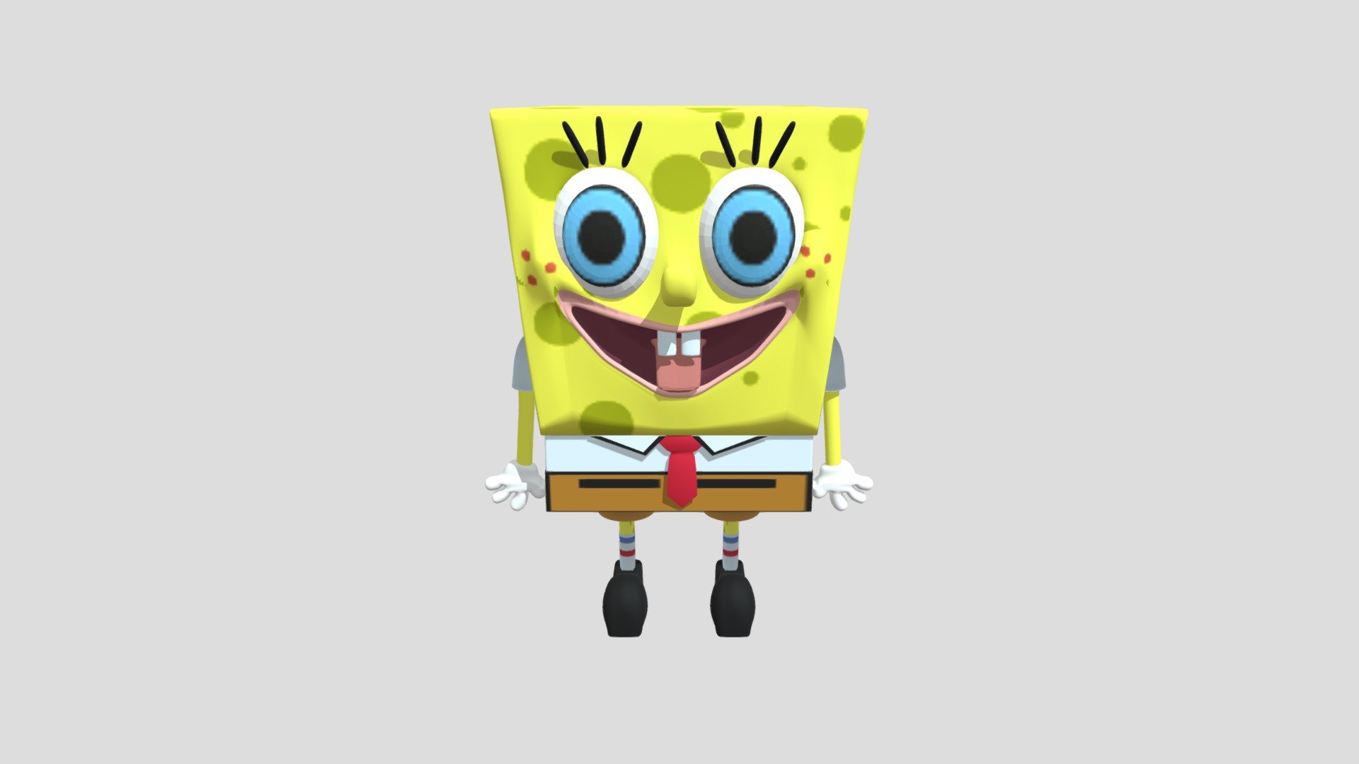 Spongebob - 3D model by ahmedhalawani [87f86a1] - Sketchfab