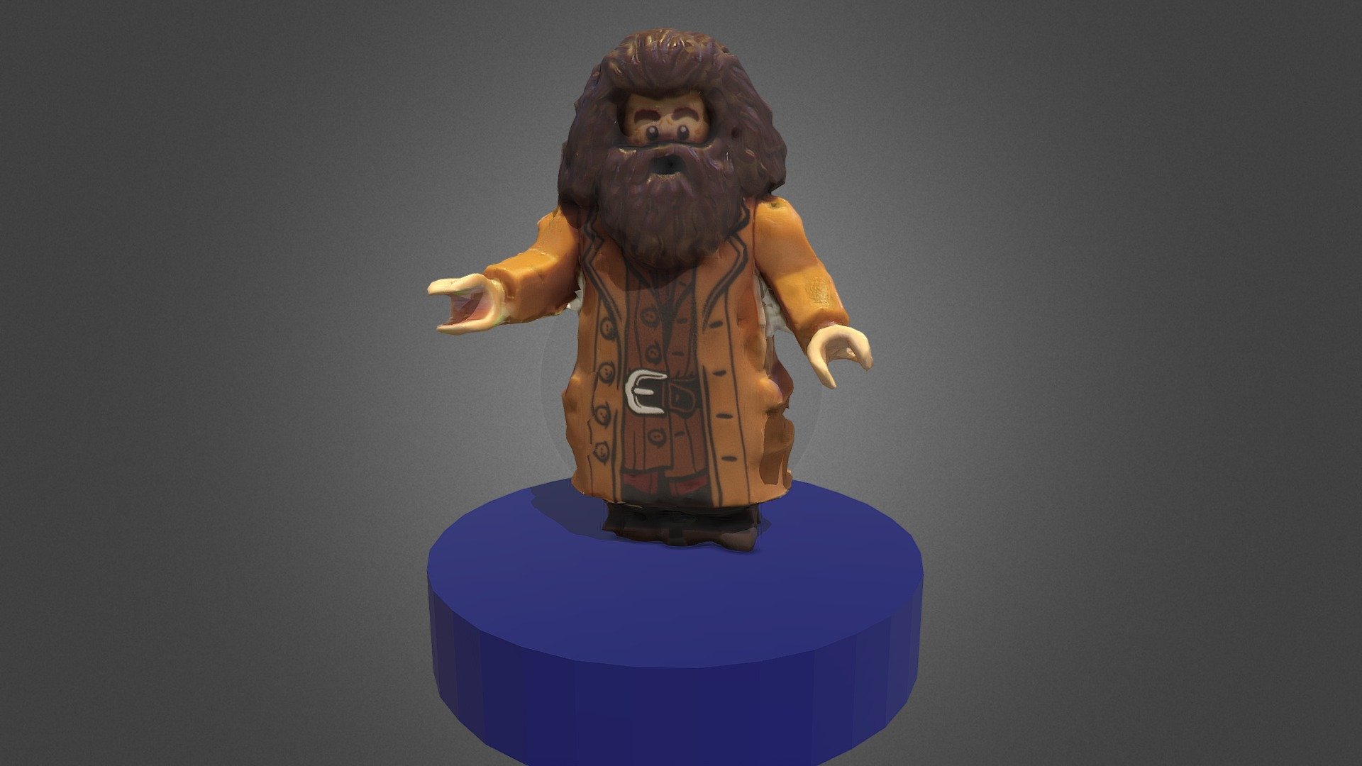 Hagrid Lego - Download Free 3D model by Fraser.Boyd [87f8b50] - Sketchfab