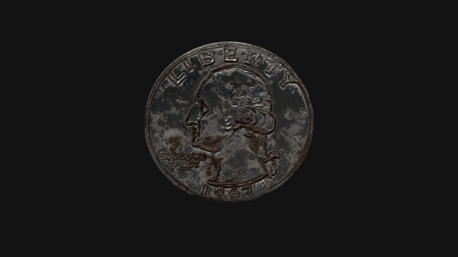 1962 damaged quarter - 3D model by LEONSASSER [87f8dda] - Sketchfab