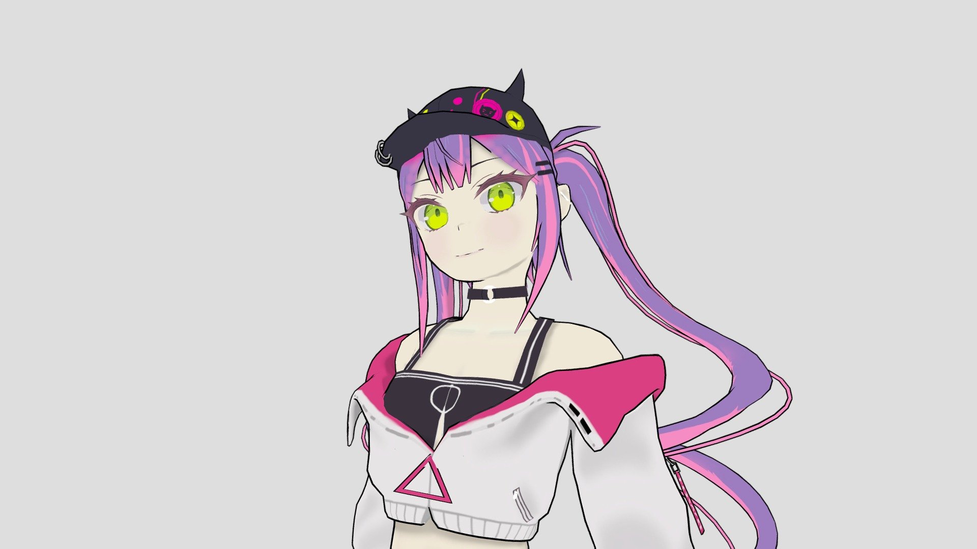 Tokoyami Towa - VTuber - 3D model by MajestiX (@ARSik474) [87f90ce ...
