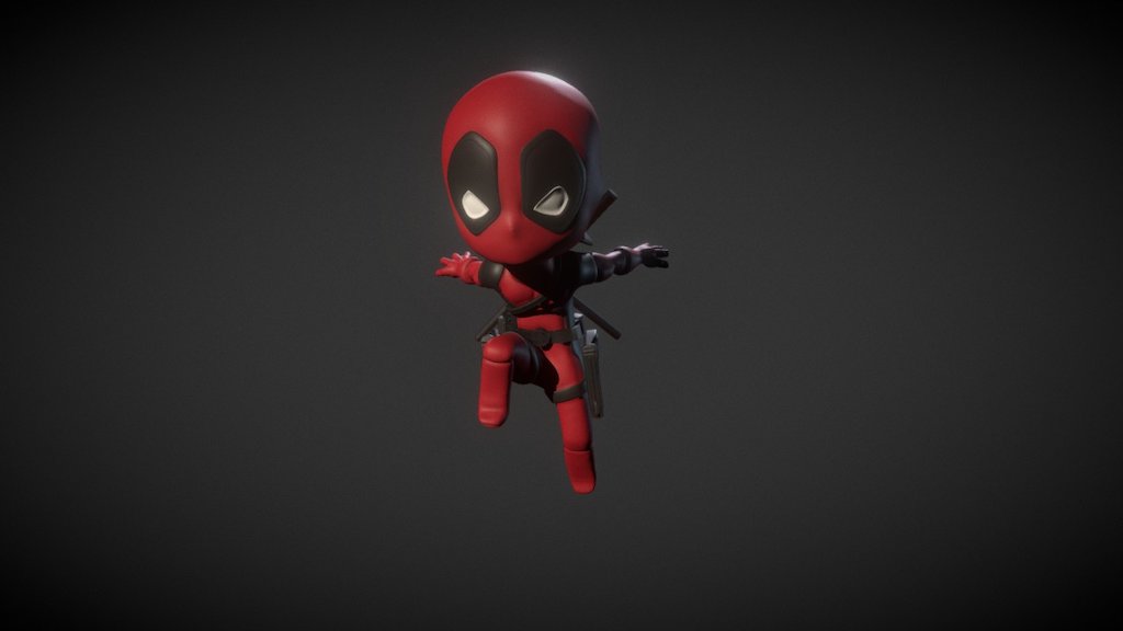 Deadpool - 3D model by jmr3d [87f93e7] - Sketchfab