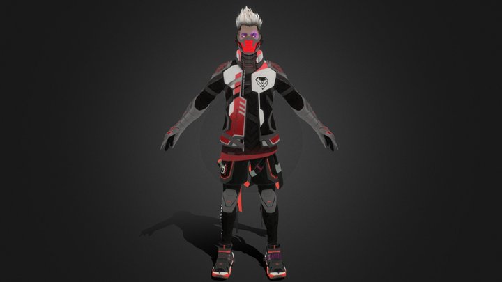 Free-fire-sakura 3D models - Sketchfab