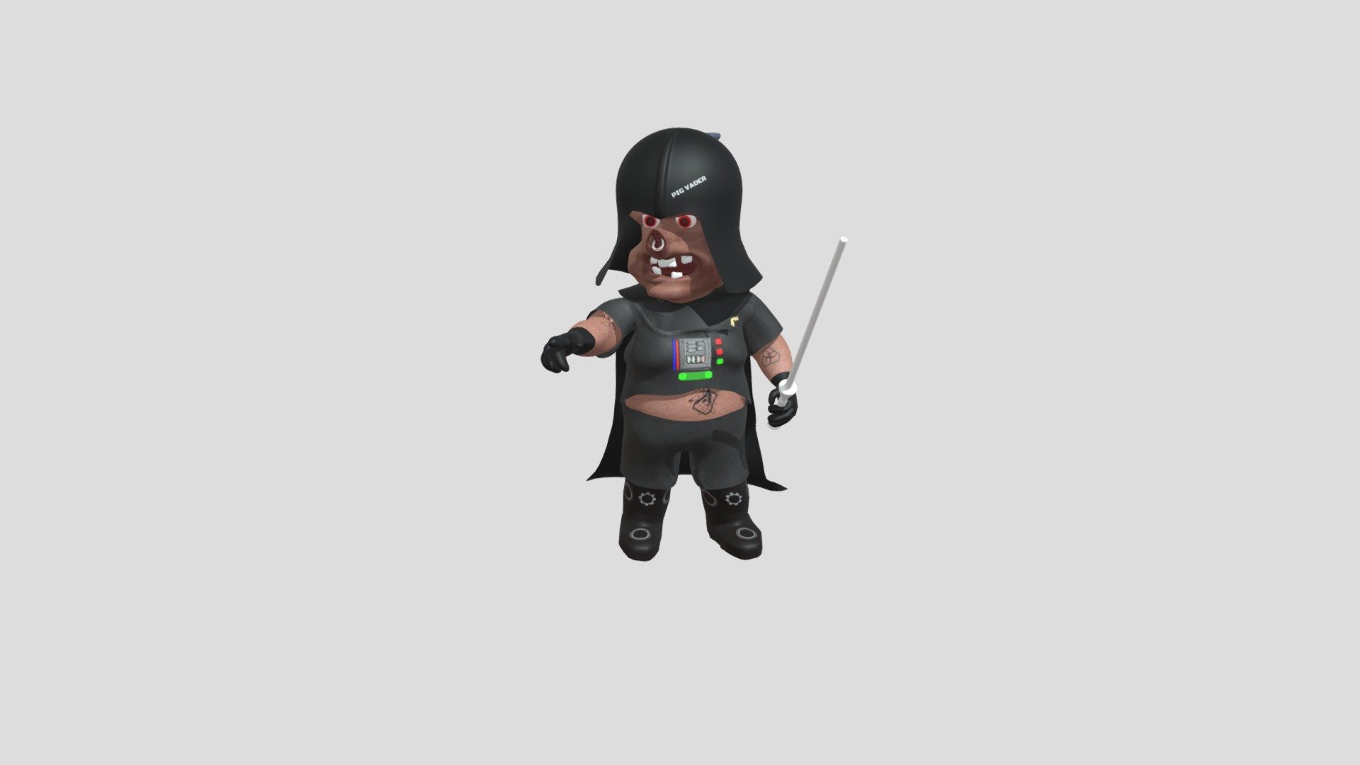 Pig Vader's - 3D model by rtrevelin3d [87fb594] - Sketchfab