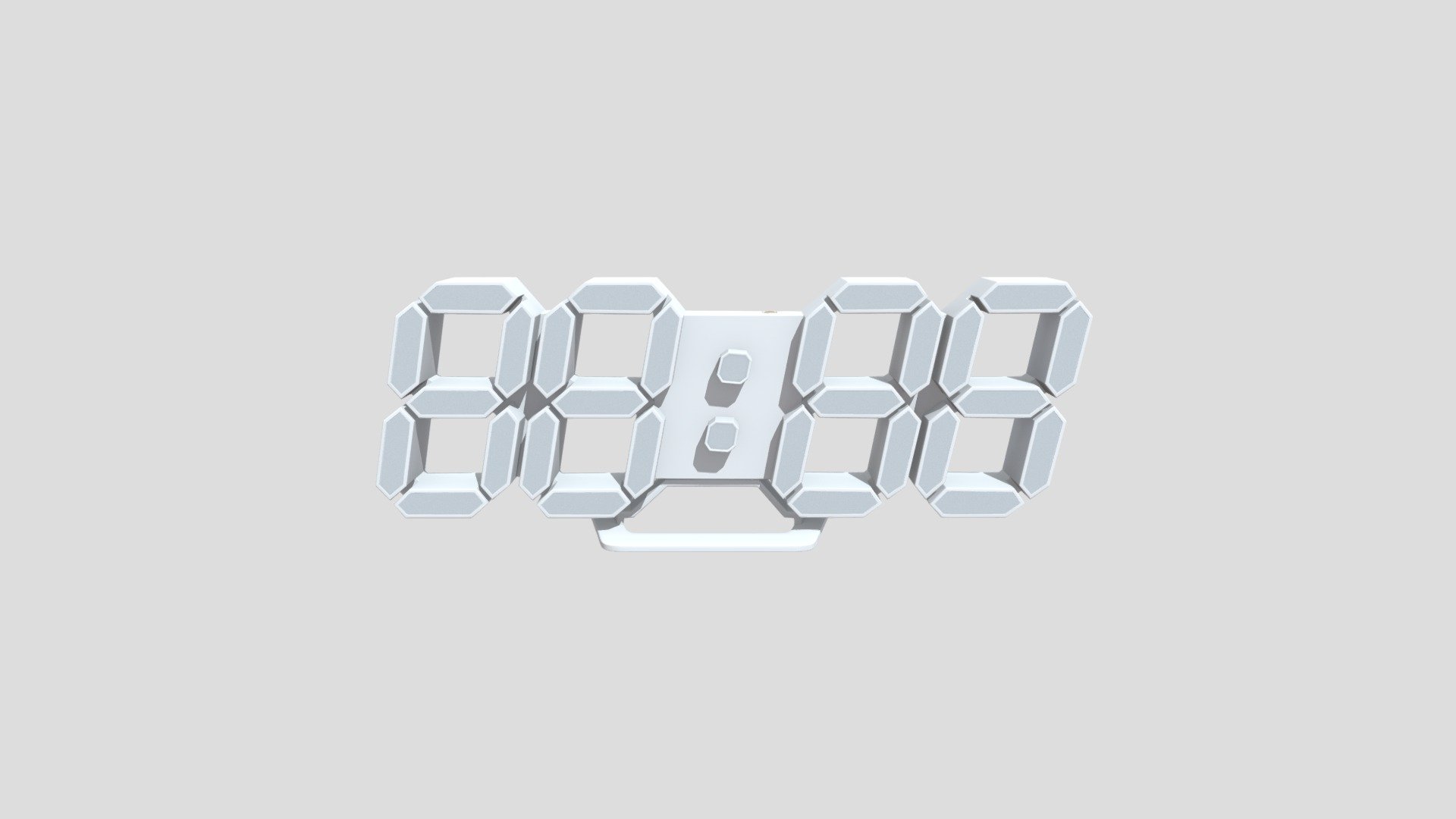 Digital Clock - 3D model by mr.jacks3d [87fb63d] - Sketchfab