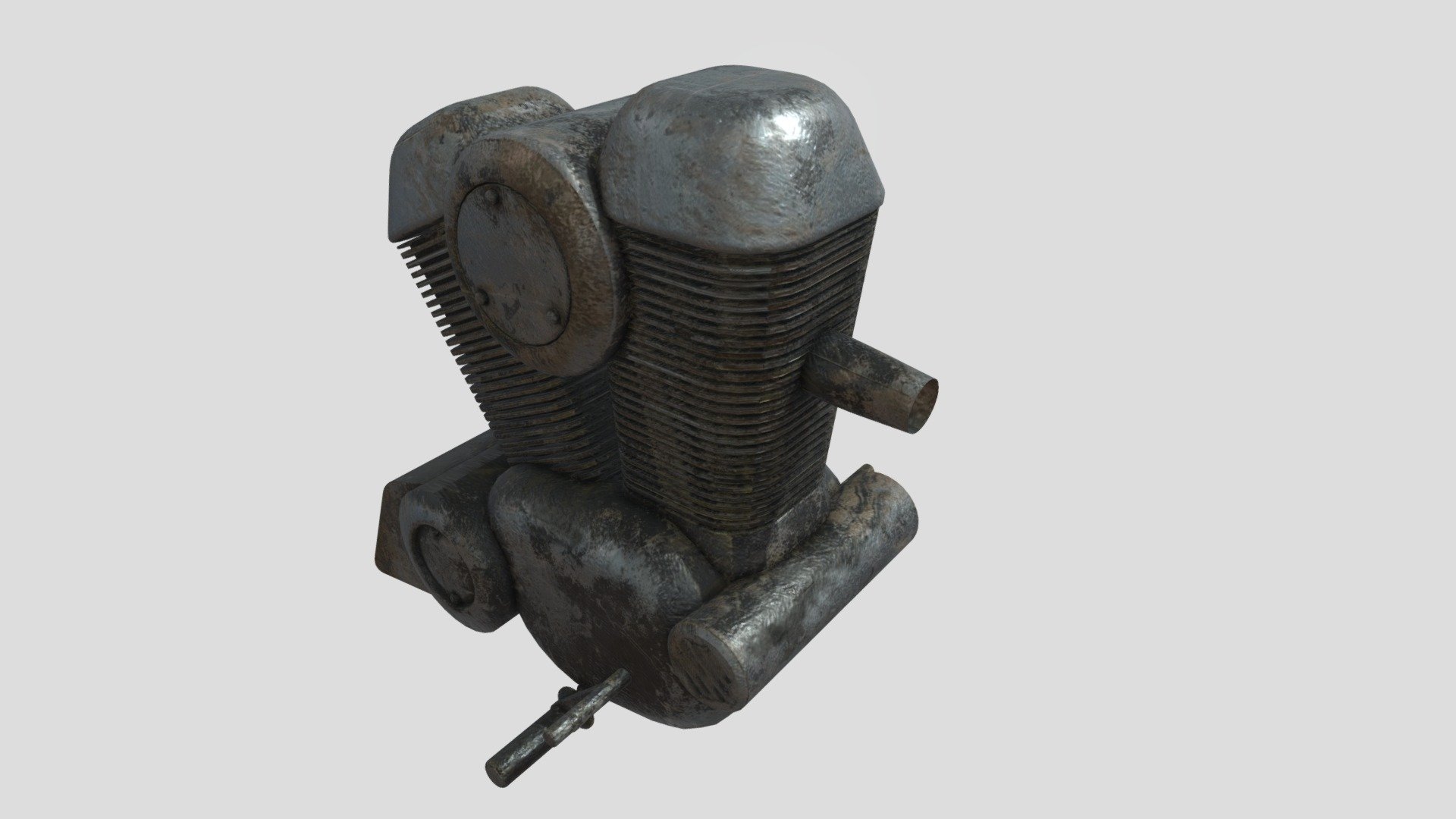 industrial engine debris - 3D model by dada-design [87fbf1d] - Sketchfab