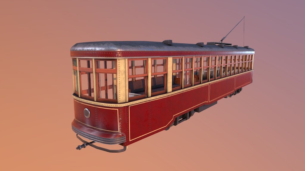 Transport Fever: Peter Witt Streetcar - 3D model by Ironbelly Studios ...