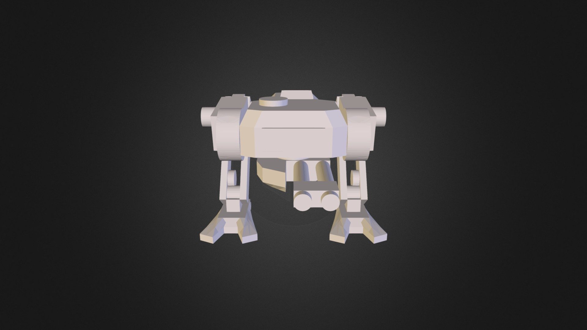Underslung Mech - 3D model by 3dindustries [87fc6fb] - Sketchfab