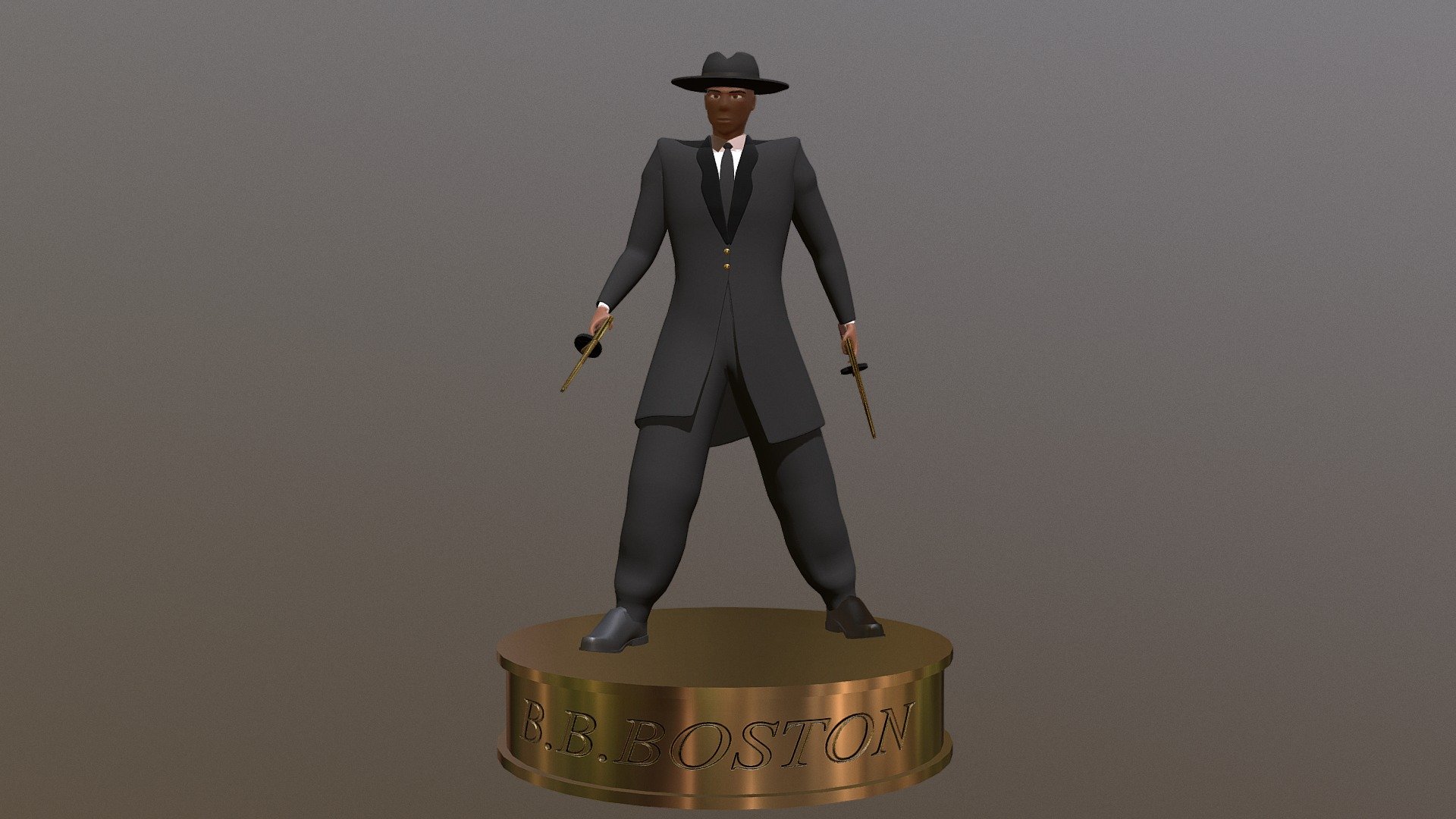 B.B.Boston - 3D model by Delwyn (@dappiah) [87fef2f] - Sketchfab