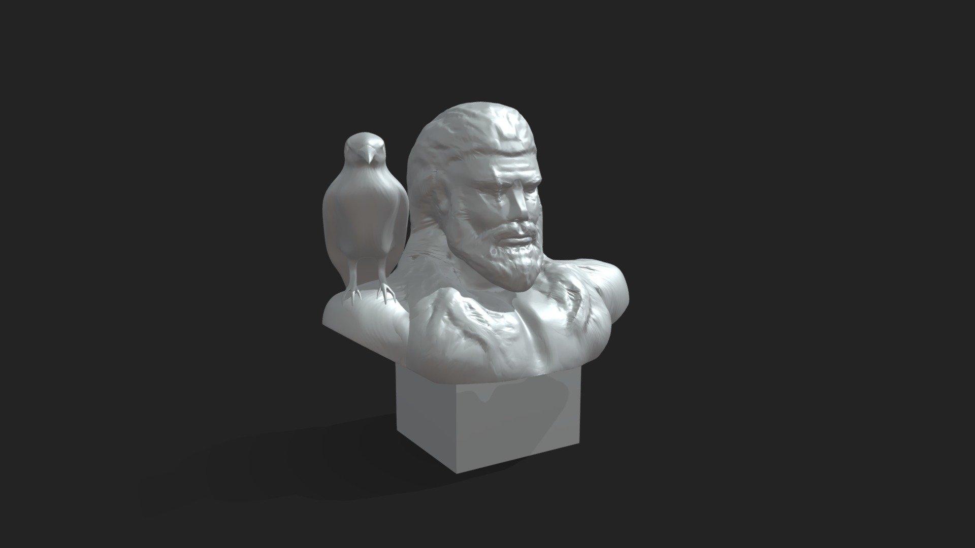 odin_buste - 3D model by guillouxfa [87fefb6] - Sketchfab