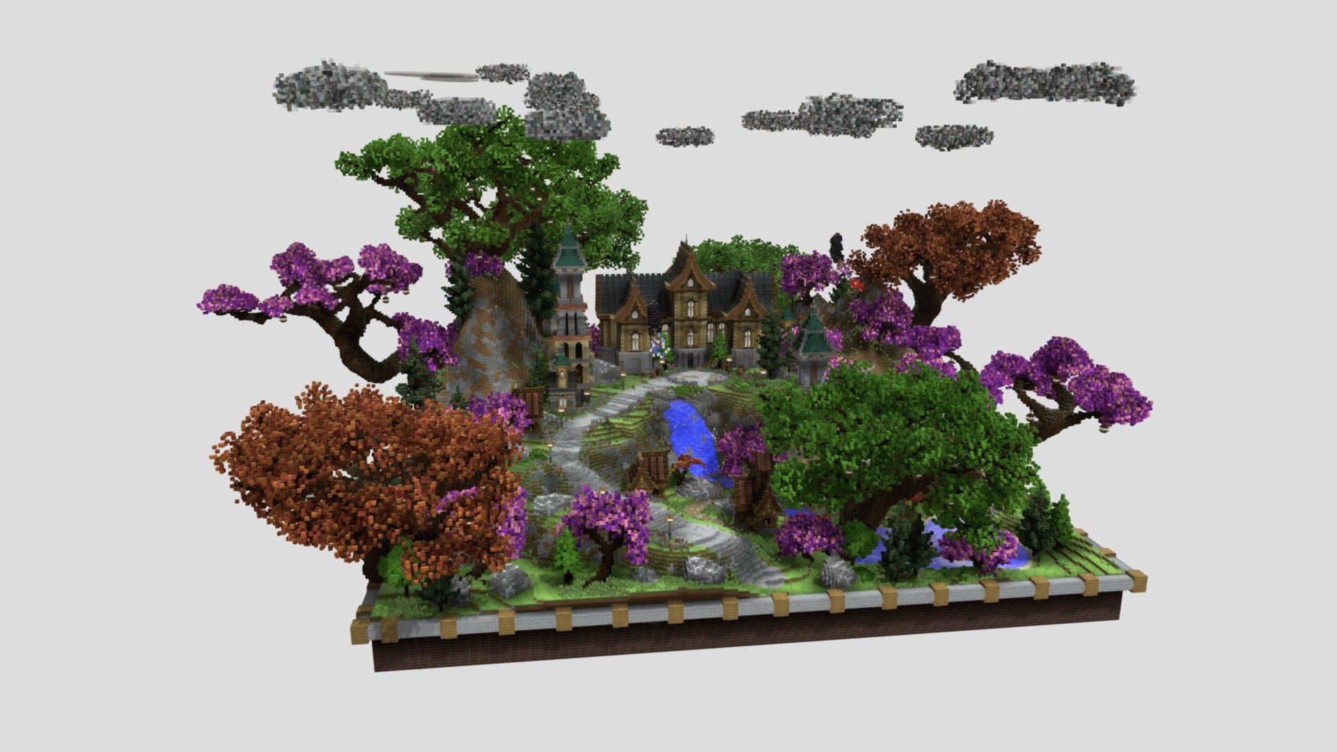 Beautiful 250x250 Minecraft Server Hub - 3D model by Matilaina [8800d5e ...