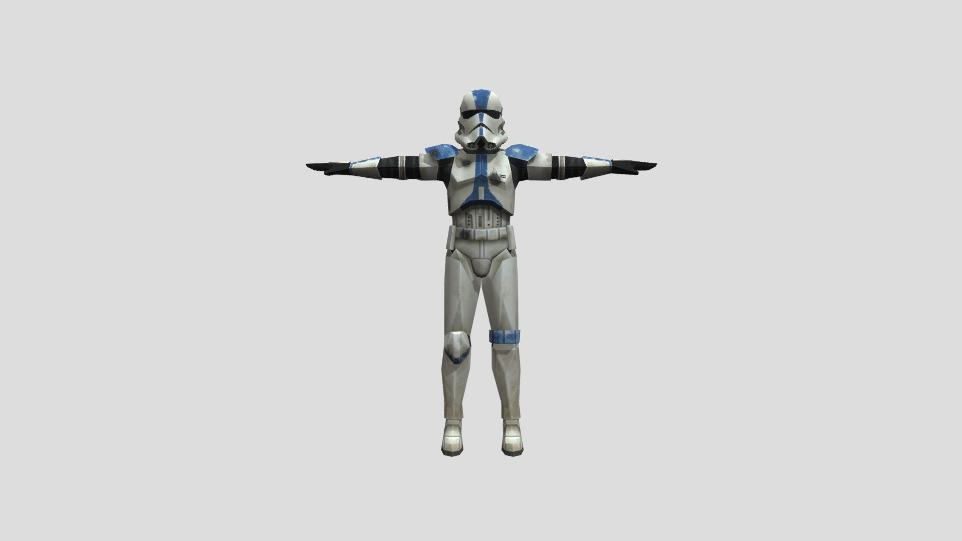 Triton Squad Trooper (SW The Force Unleashed) - Download Free 3D model ...
