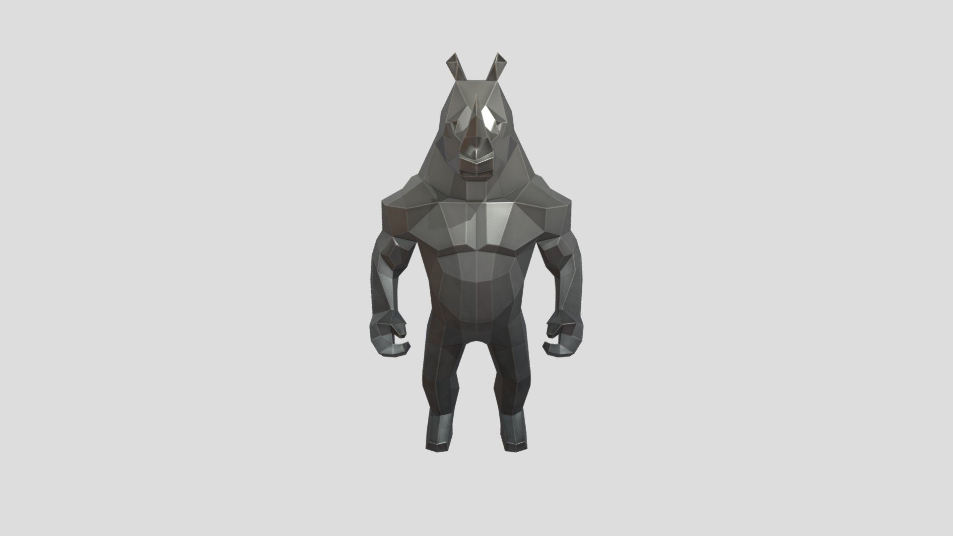 Low Poly Rhino - 3D model by Egeclp (@burakclp) [8802ac7] - Sketchfab