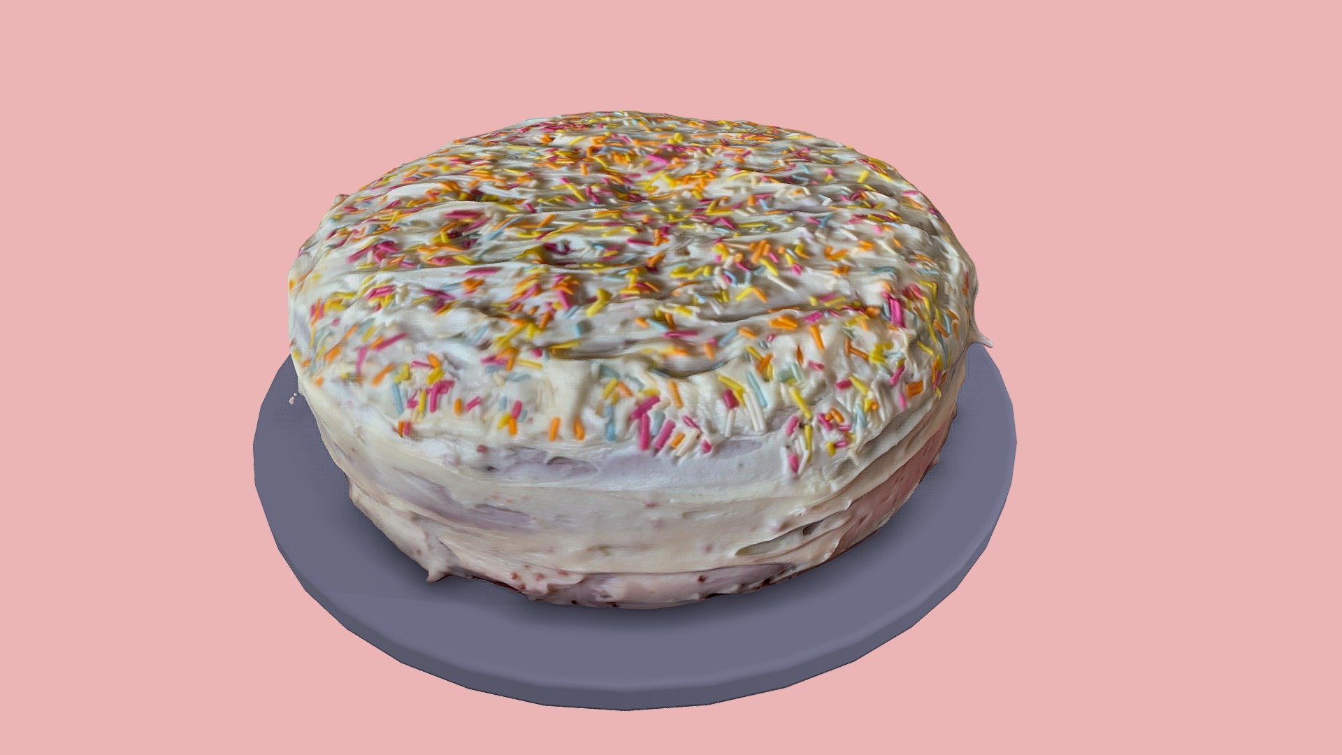 Dan's Birthday Cake - Iphone Scan - 3D model by BeccyCollins [88041a9 ...