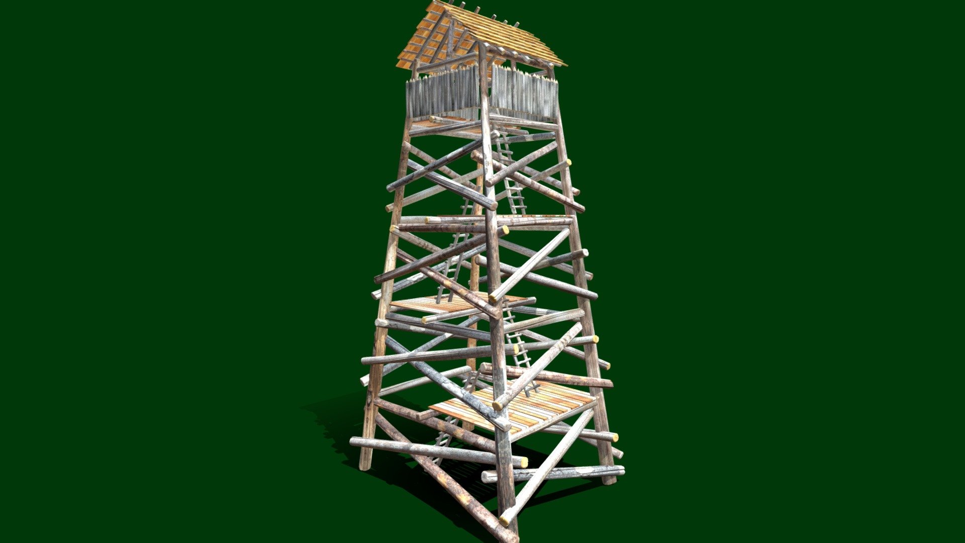 Viking Watchtower - 3D model by Sereib [88047c1] - Sketchfab