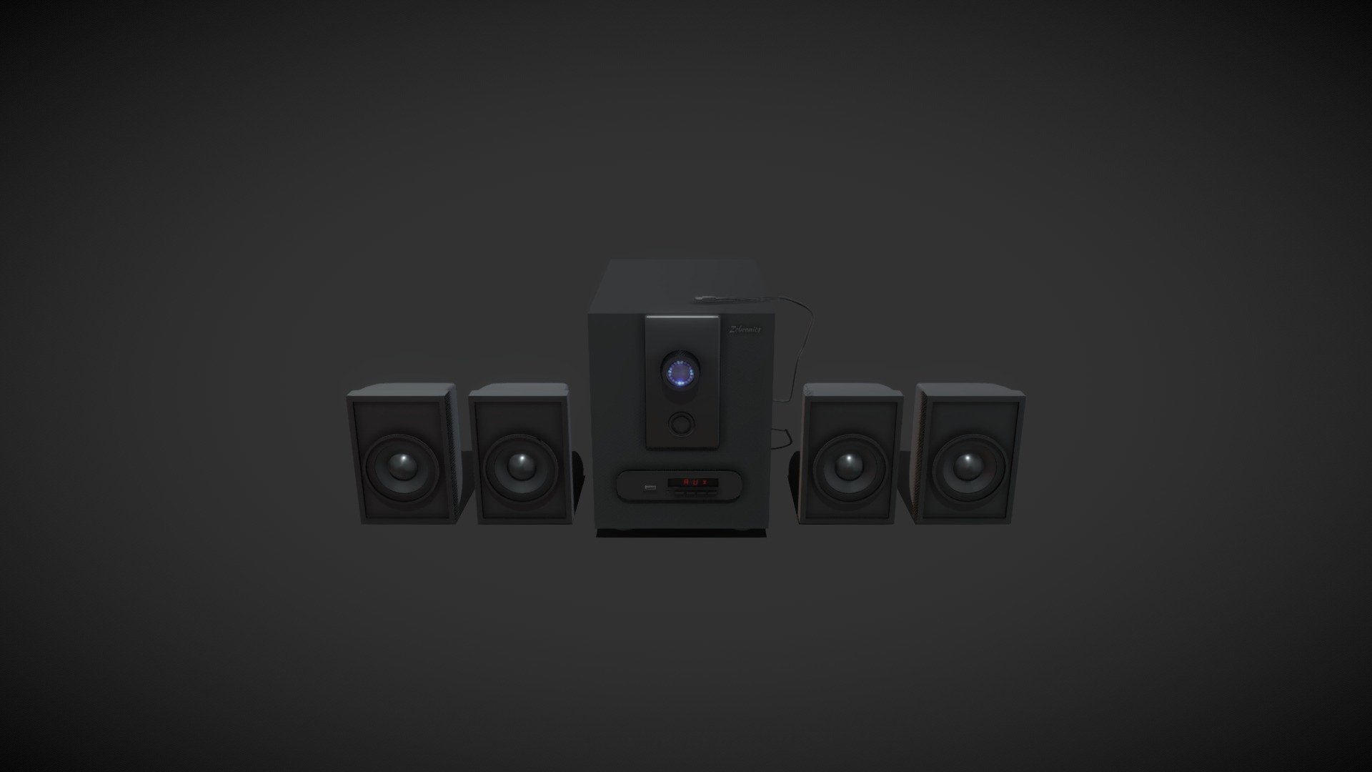 ZEBRONICS Home Theatre - Buy Royalty Free 3D model by umarahmed077 ...