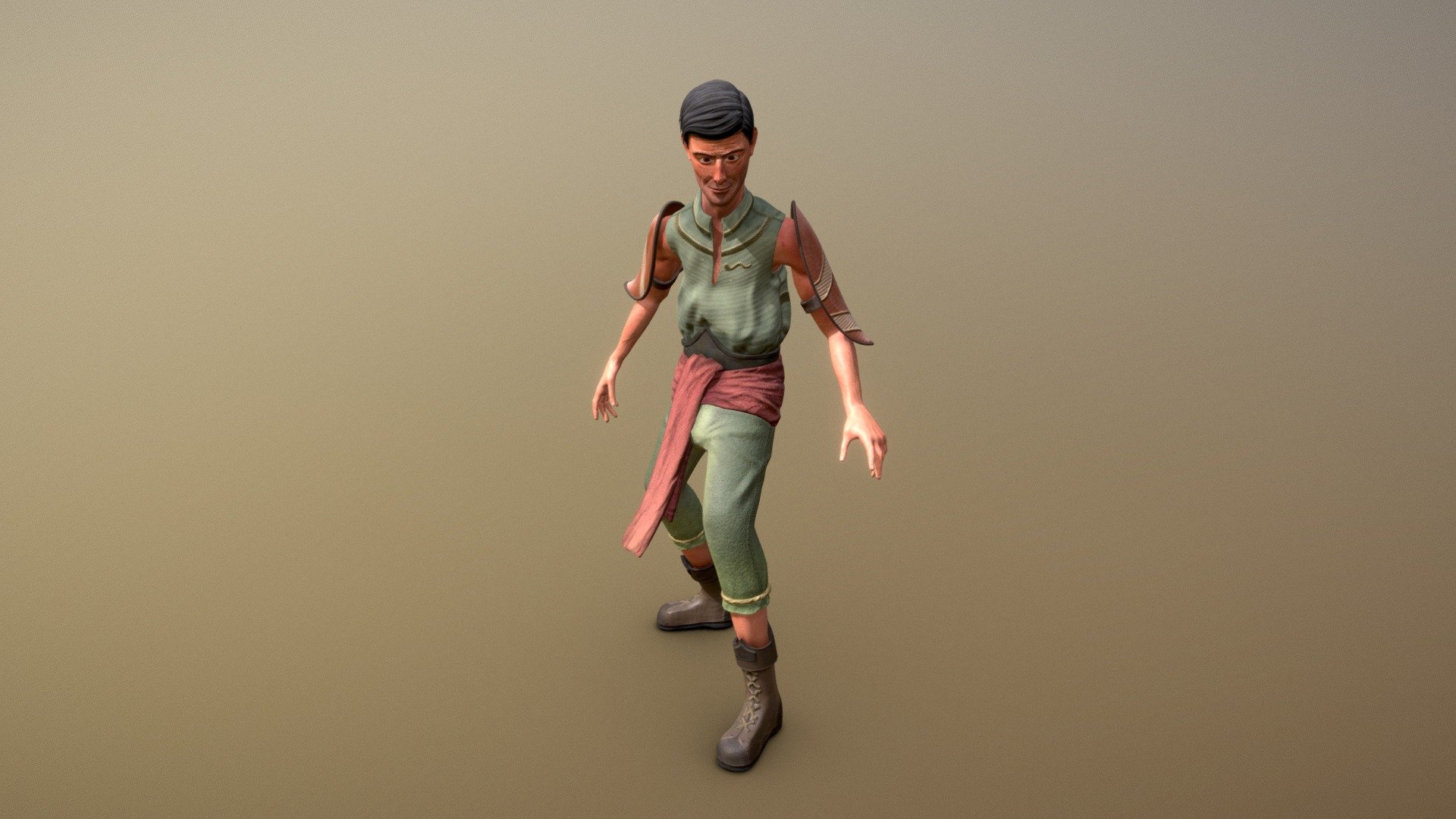 CharaAdvArt 2021-2022 - Idle pose - 3D model by Bouuh [8806ced] - Sketchfab