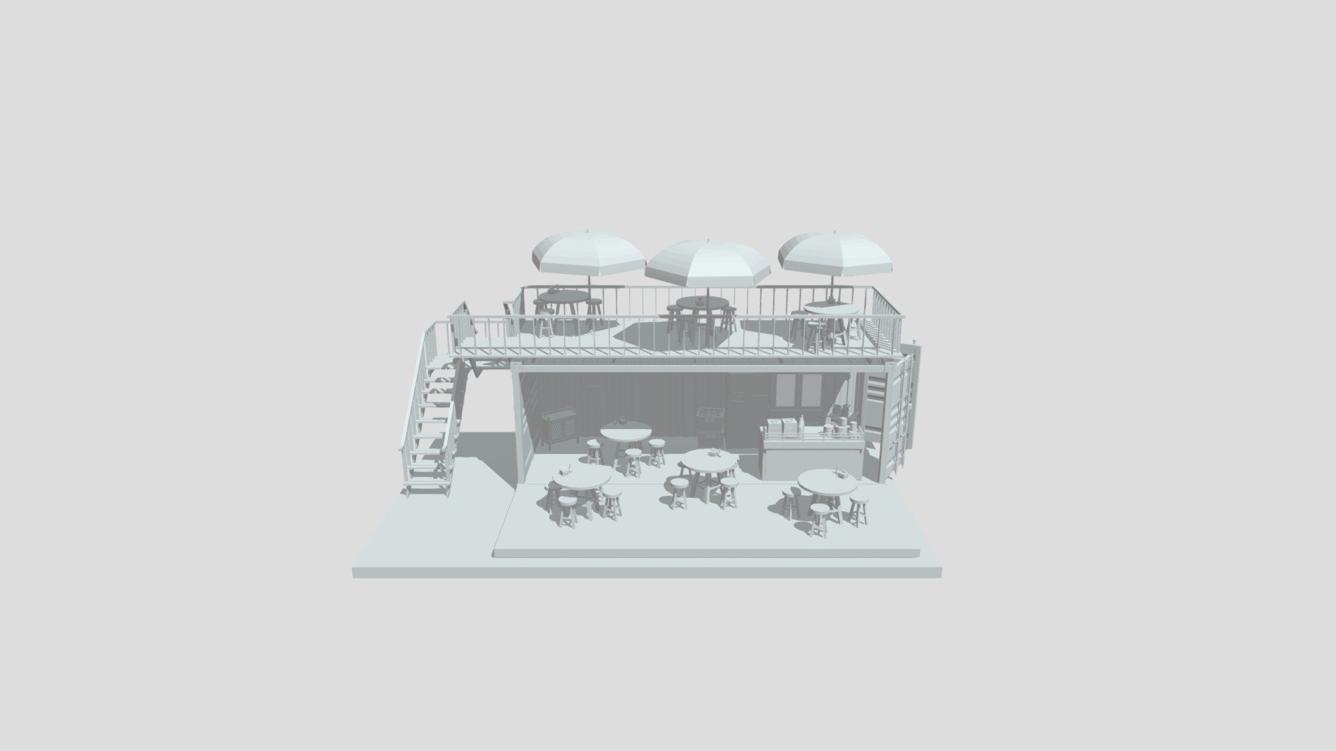 Thai café Project - 3D model by DEKTUN (@pst.purida) [8807bcc] - Sketchfab