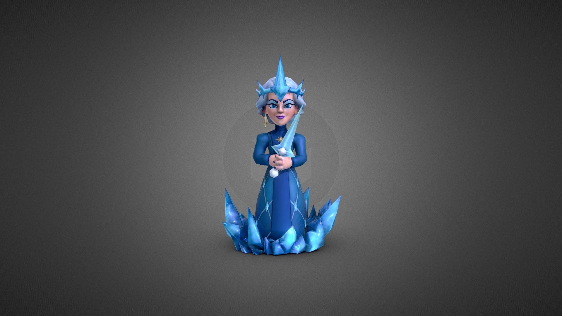 Ice_Queen - 3D model by IIIDuke [8807d89] - Sketchfab