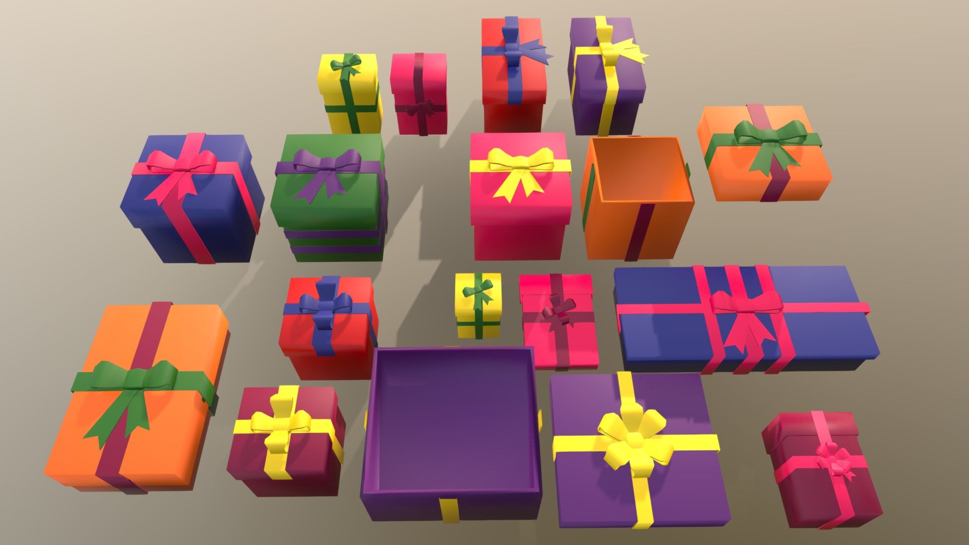 Christmas Presents - Buy Royalty Free 3D model by Ainaritxu14 [88082cc ...