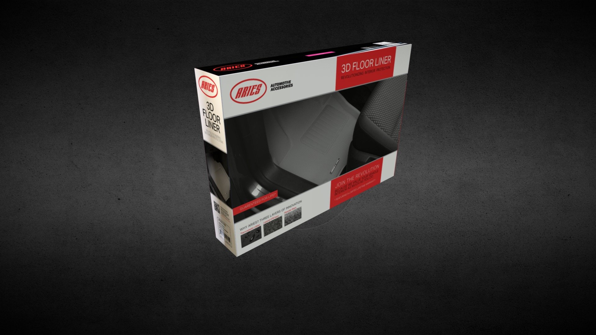Box Mock-Up - 3D model by KyleFriske [8808345] - Sketchfab