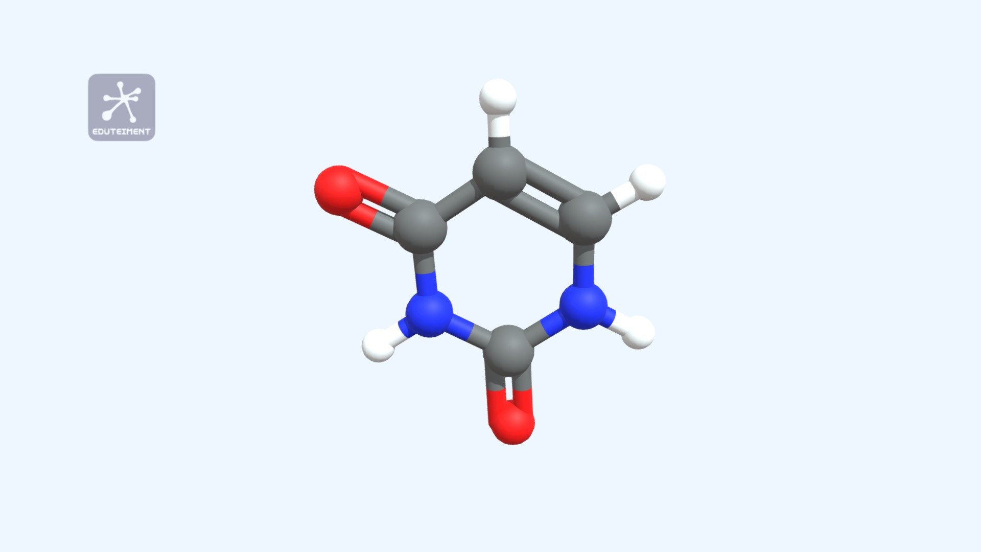Uracilo - 3D model by Eduteiment (@camiloislas) [880874d] - Sketchfab