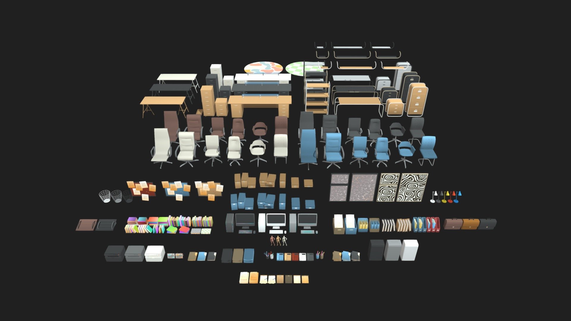 Casual Office Pack - 3D model by Karolline Mac (@karollinemac) [880bd7c ...