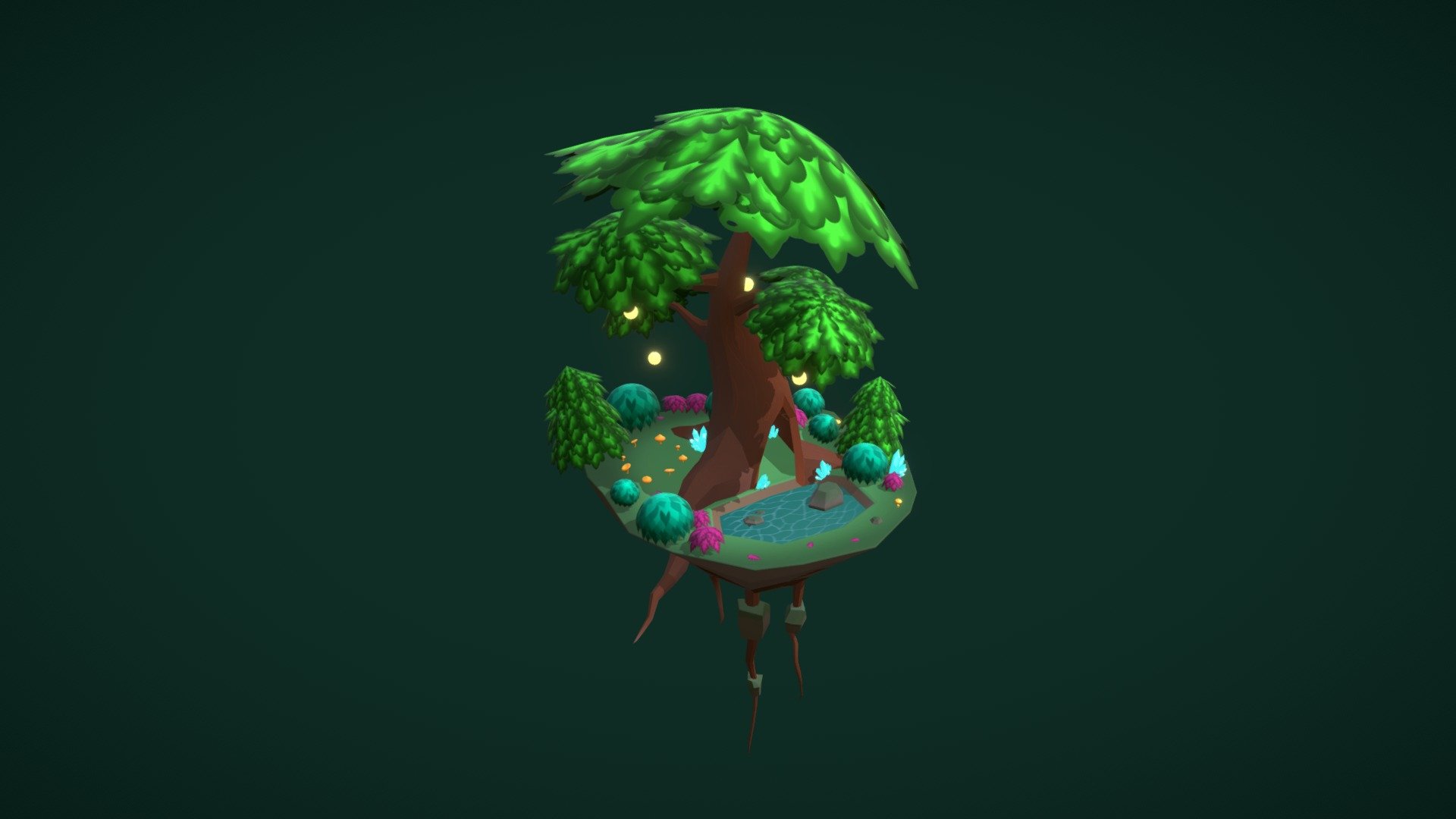 The Enchanted Dryad Grove - 3D model by DreamsOfDecay (@MariDepuis ...