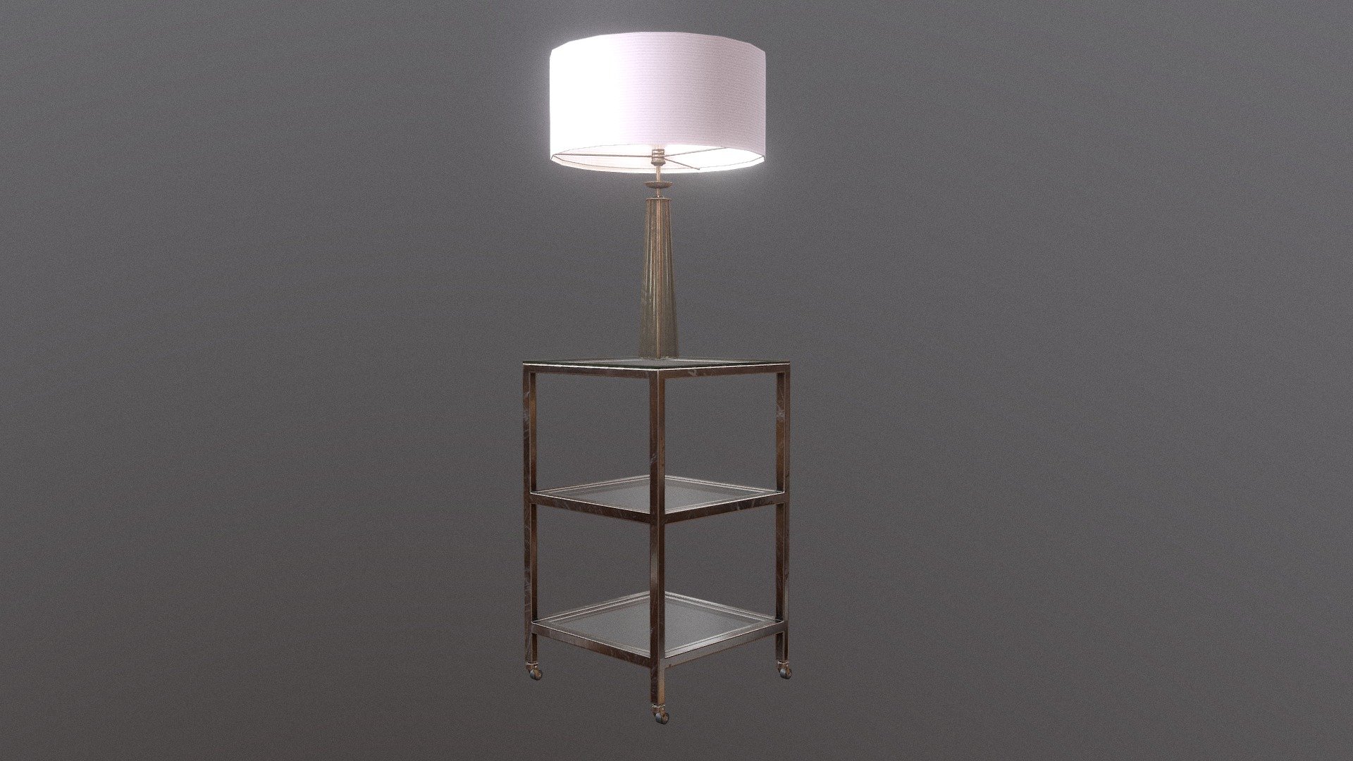 modern side lamp and stand - Download Free 3D model by 3dimentionalben ...