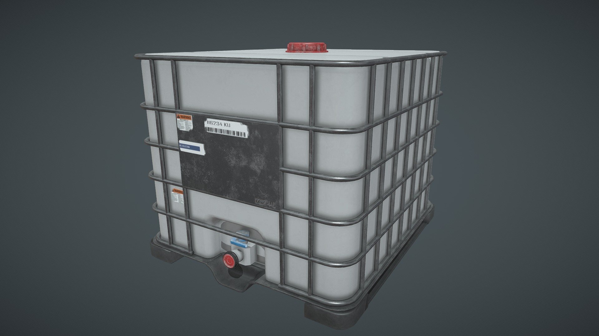 Plastic Water Tank - 3D model by Replexx [880cf43] - Sketchfab