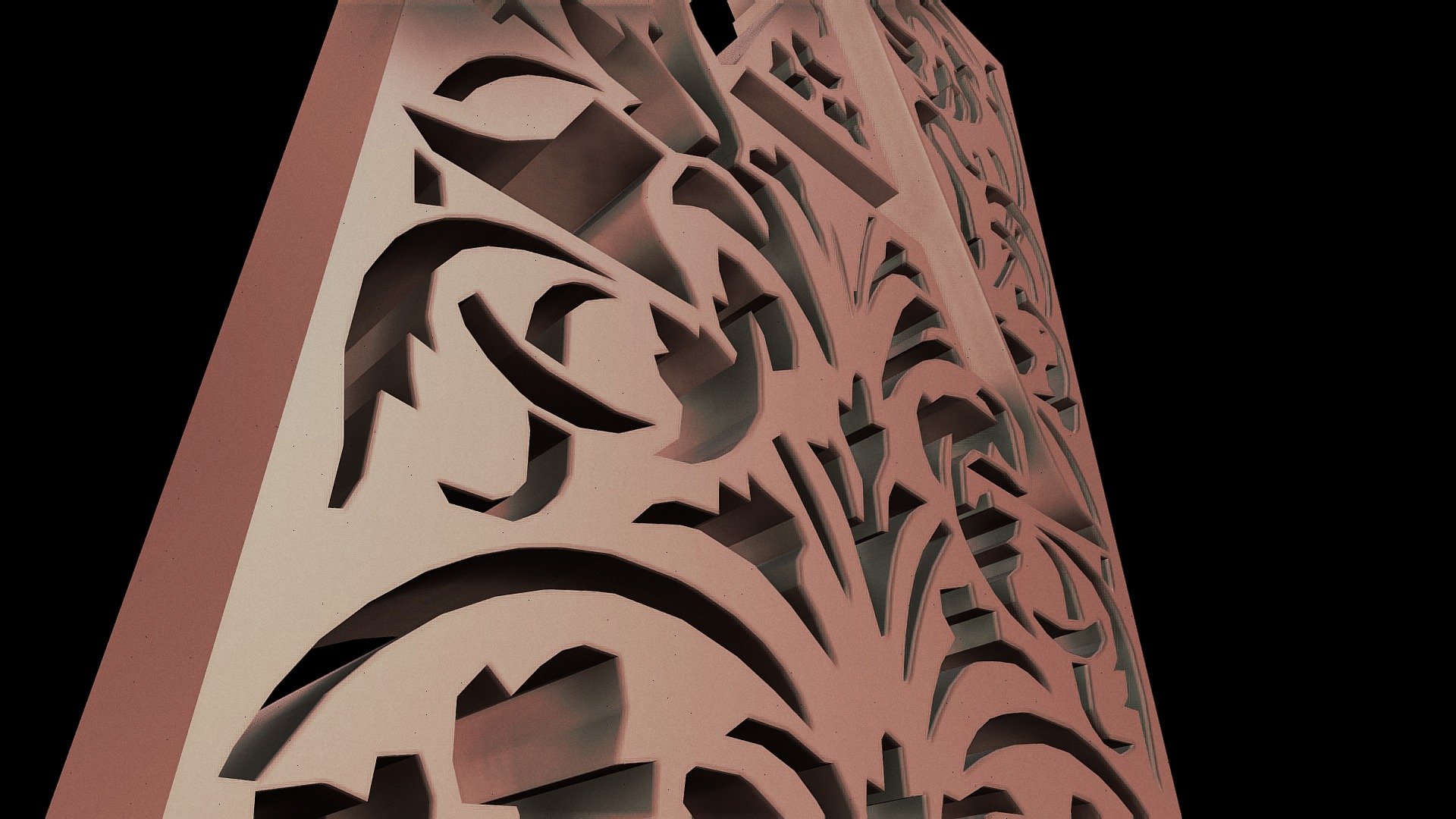 A old letter style - 3D model by okan kaplan (@okankaplan) [880ddff ...