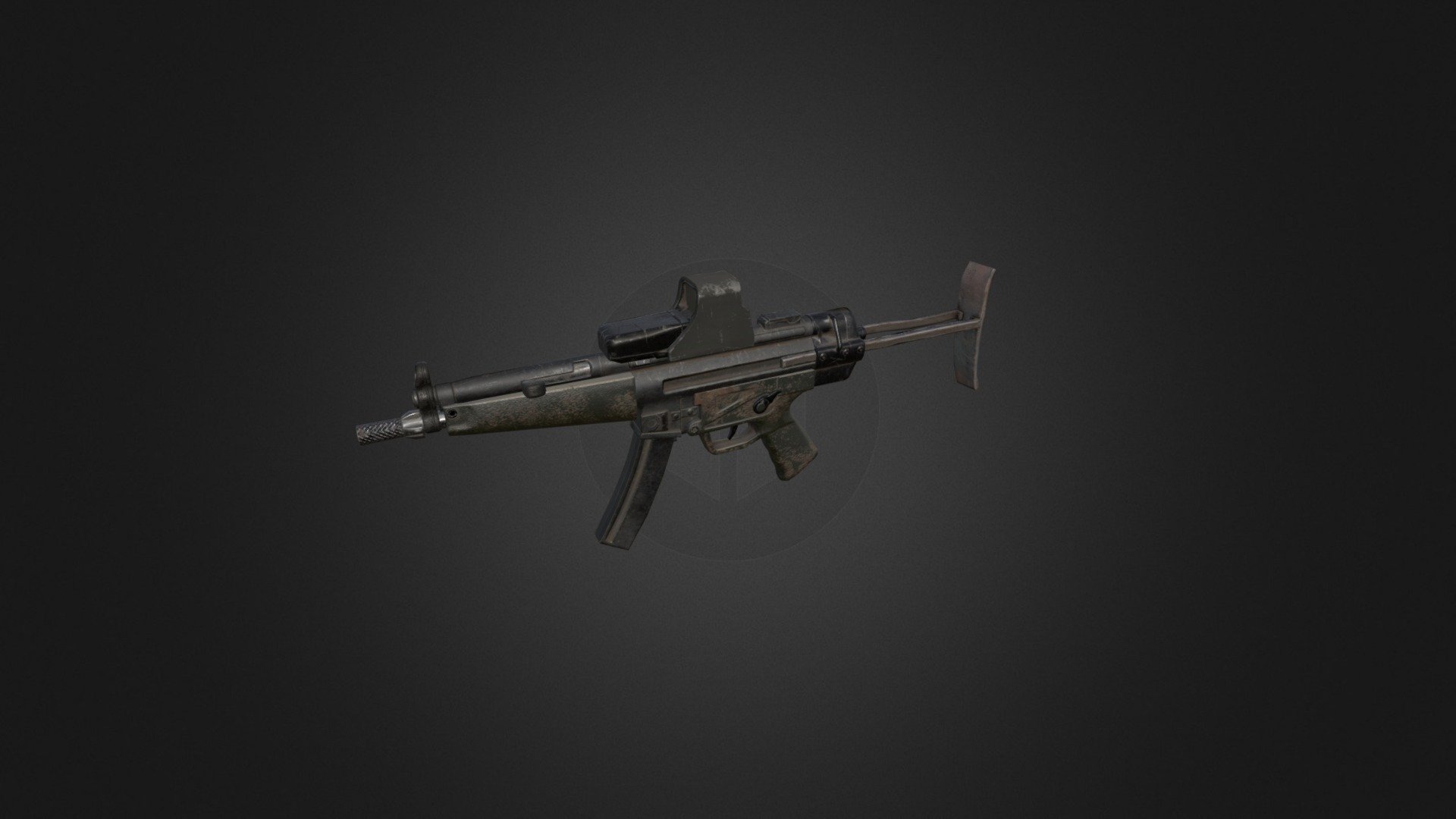 Makeshift Mp5n - 3D model by Jakub Terlecki (@qbot21) [880e63e] - Sketchfab