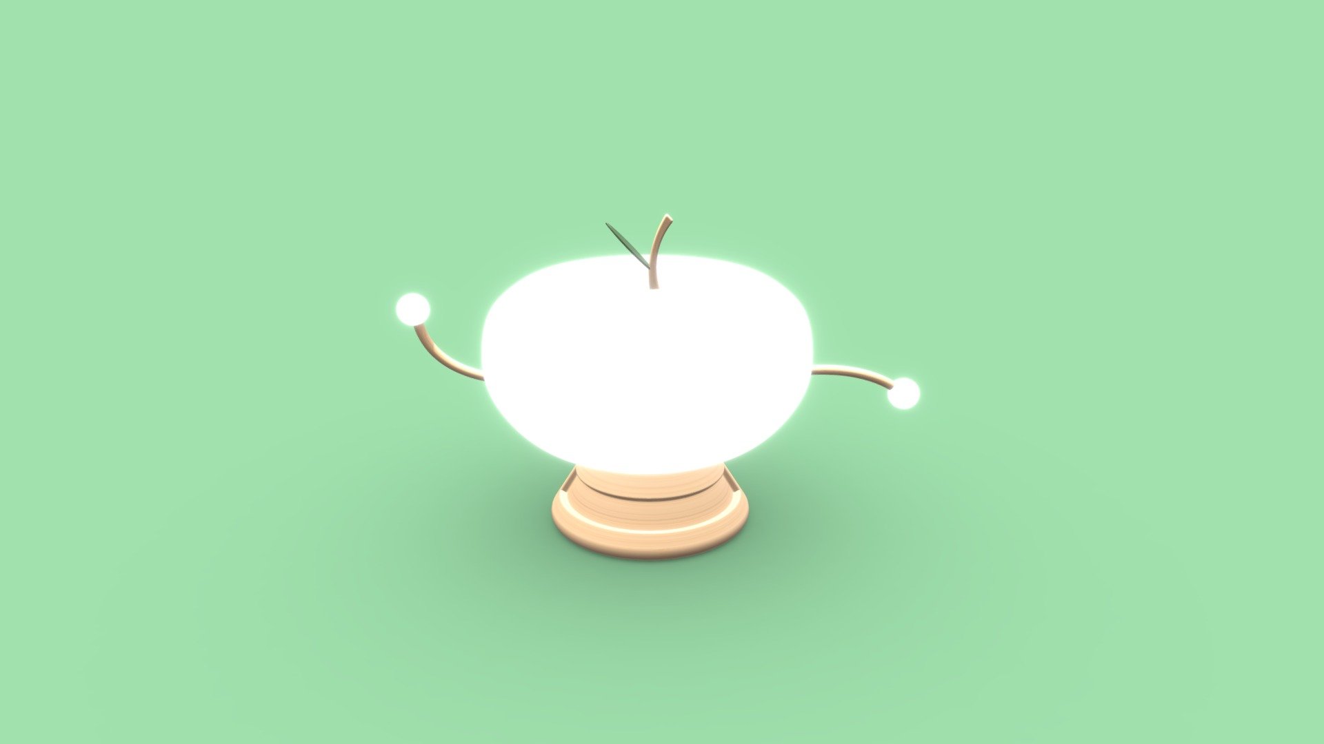 Apple lamp - 3D model by SiriHellblom [880e846] - Sketchfab