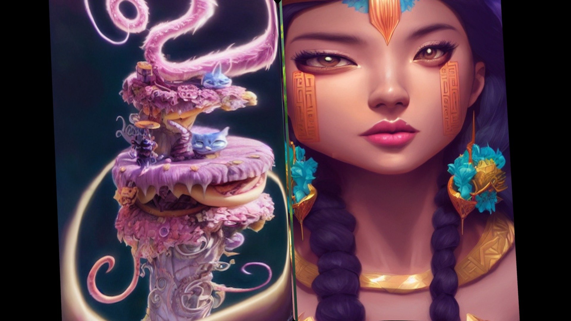 ArtBook MidJourney day 47 - 3D model by klrxyz [880e95a] - Sketchfab