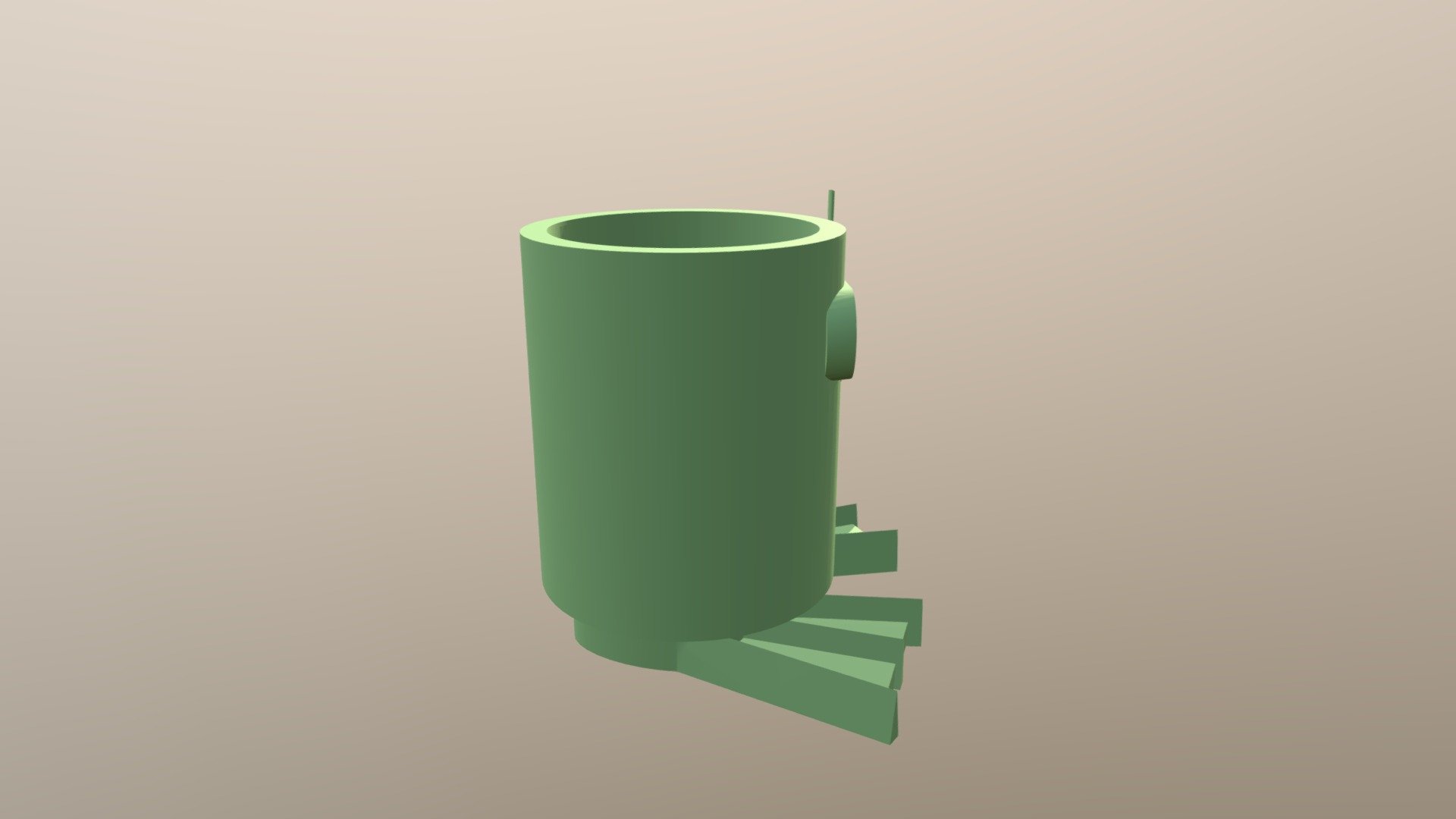 Taza Buzo - 3D model by carmelacaballero [880fb66] - Sketchfab