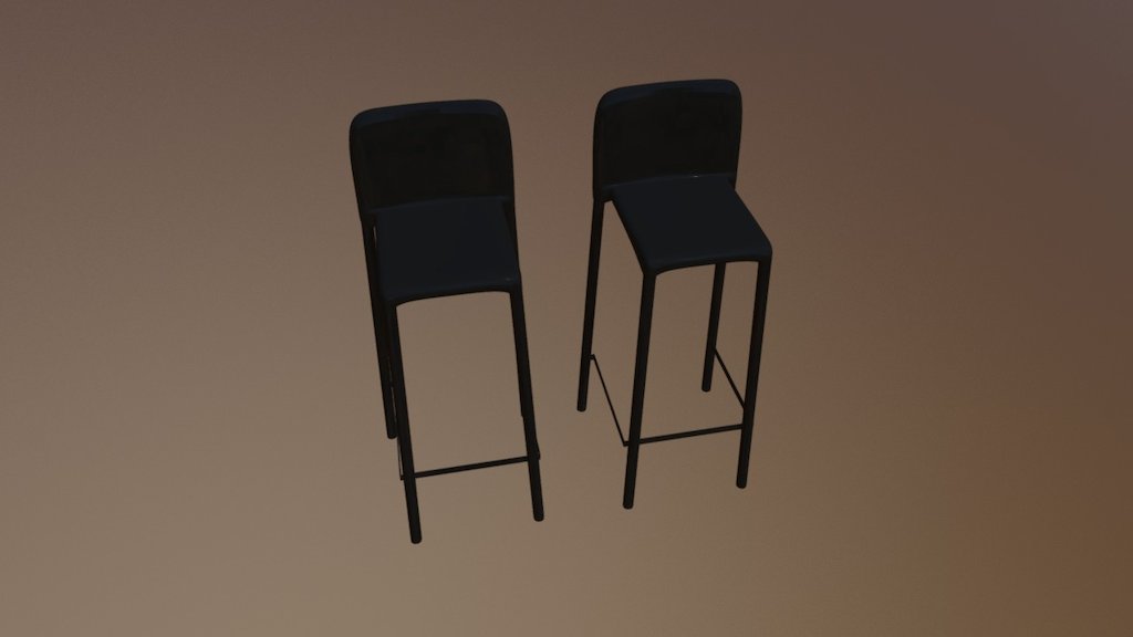 Bar Chair (Test) - 3D model by viscad [8810669] - Sketchfab