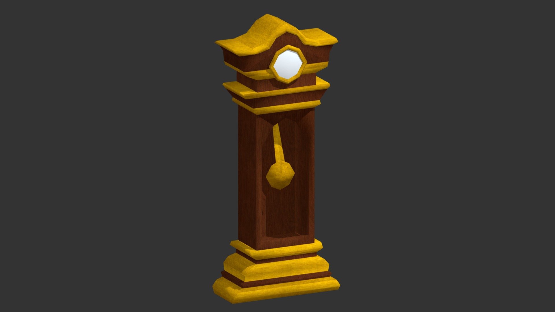 Grandfather Clock - 3D model by Gabriel Limp (@valoroth) [8810c87 ...