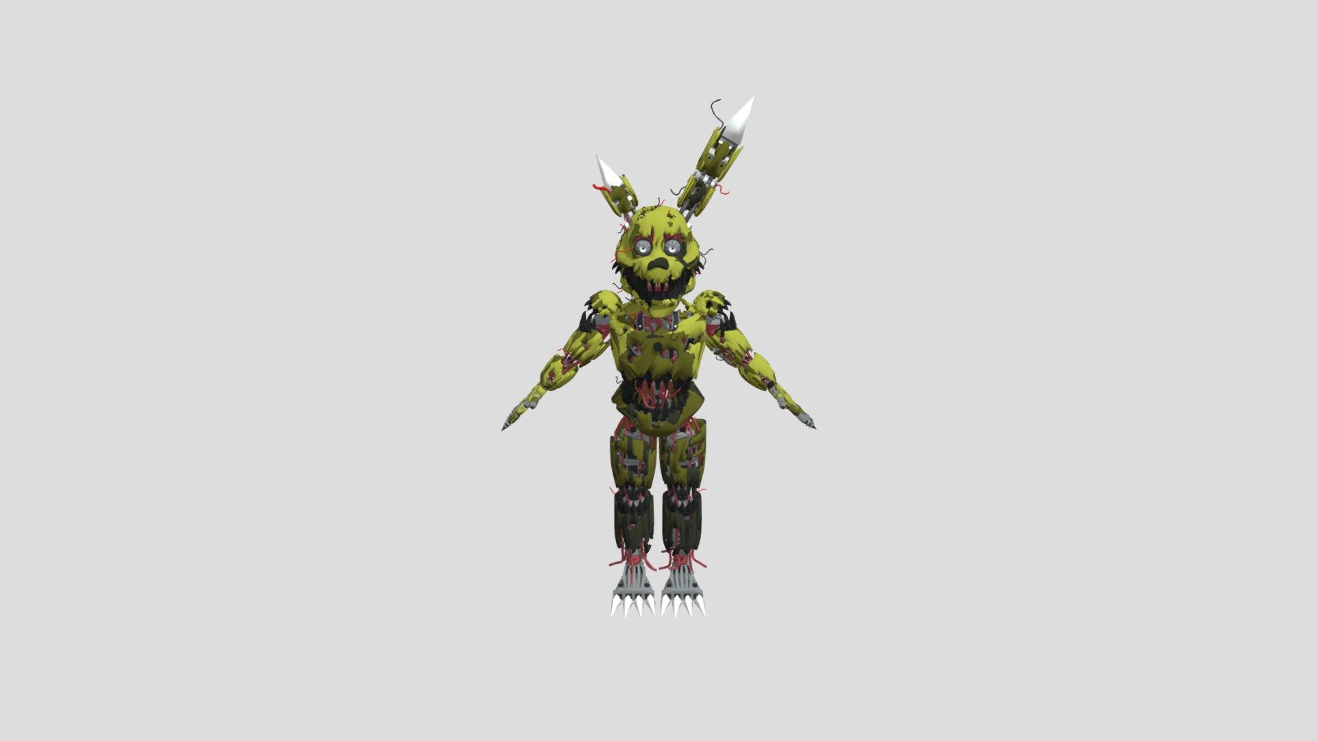 Fab Convert.com_nightmare_springtrap - Download Free 3D model by ...
