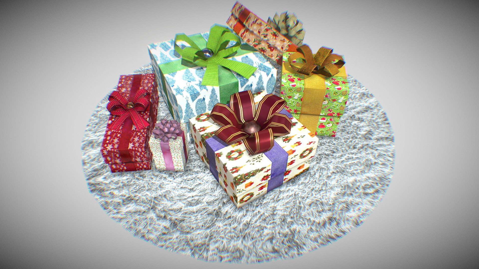 Gift boxes - 3D model by Uragan27 [8813884] - Sketchfab