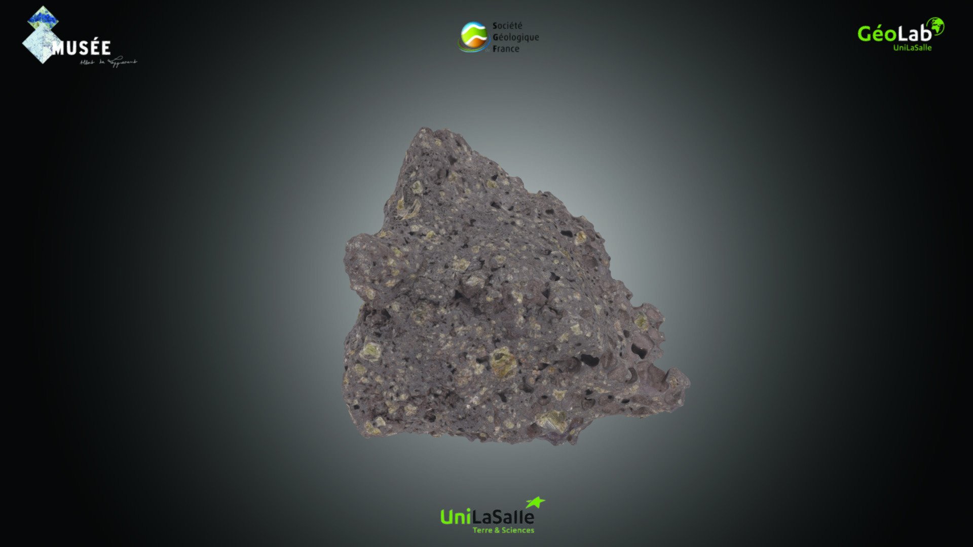 Roche - Basalte à olivine - Download Free 3D model by Société ...