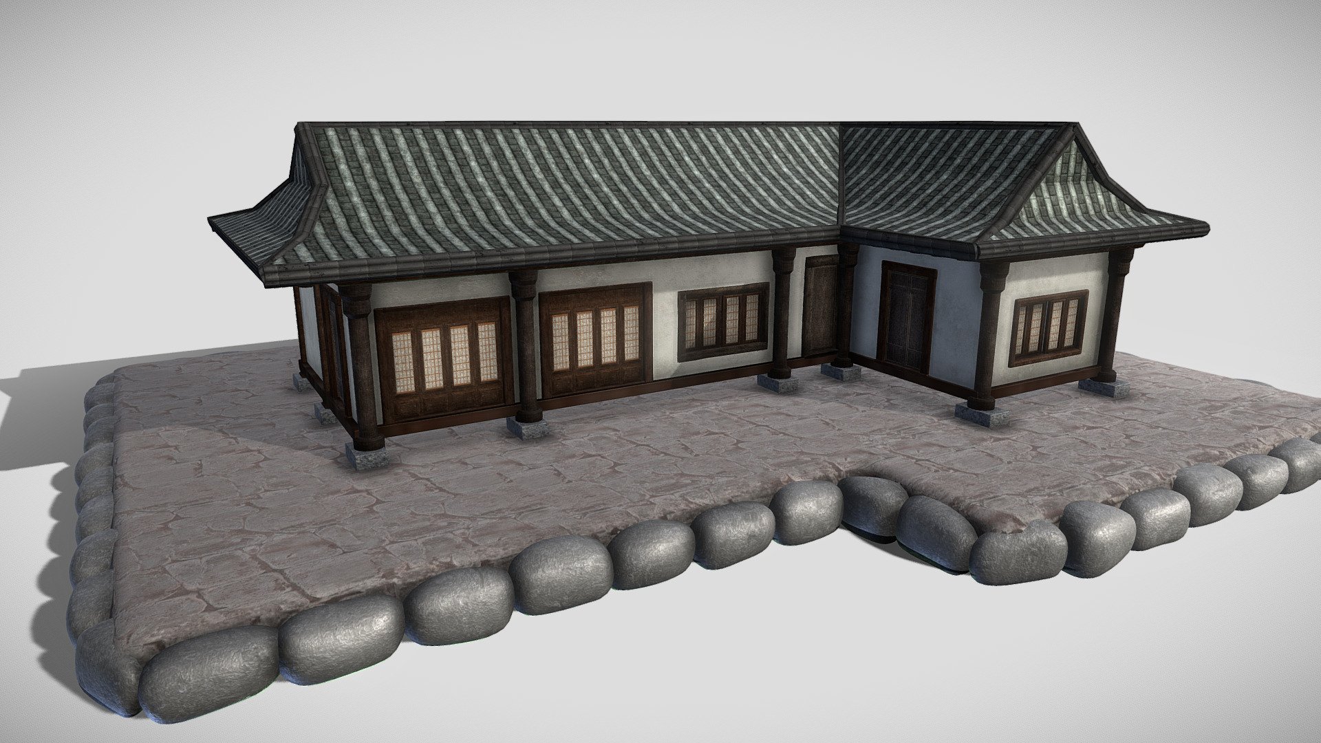 Hanok - Download Free 3D model by Angelina (@angelinart) [88155d3 ...