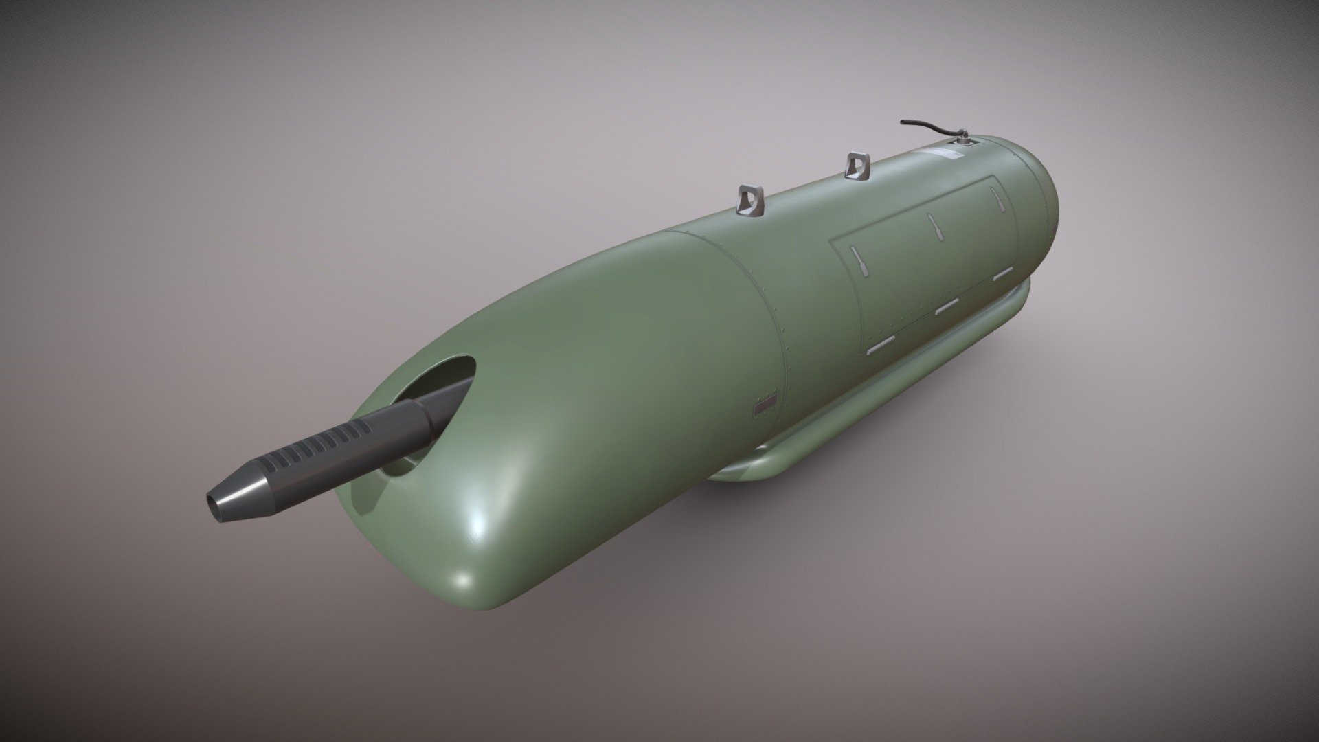 FN Herstal HMP400LC Machine Gun Pod - Buy Royalty Free 3D model by ...